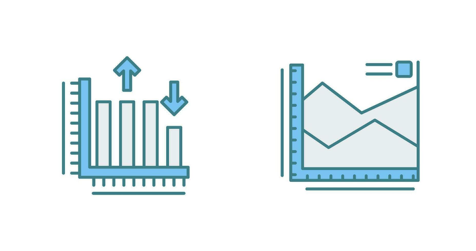 Spline Chart and Bar Graph Icon 32761087 Vector Art at Vecteezy