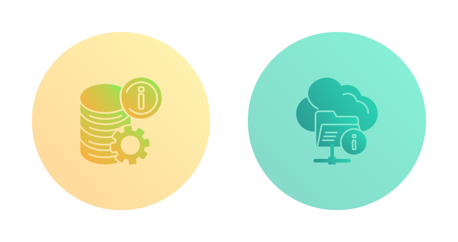 data and folder Icon 32763614 Vector Art at Vecteezy