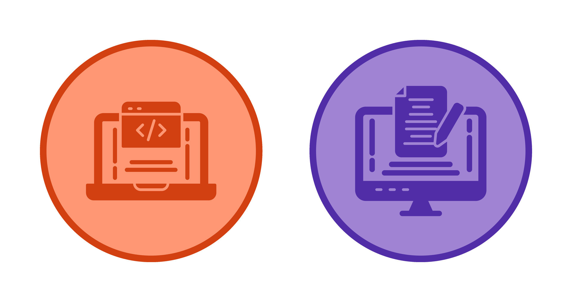 Coding and Note Icon 32764961 Vector Art at Vecteezy