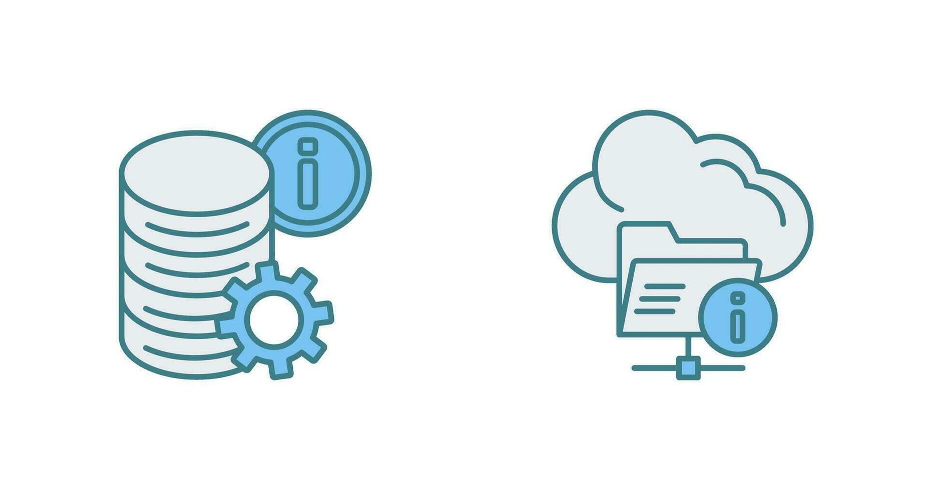 data and folder Icon 32766584 Vector Art at Vecteezy