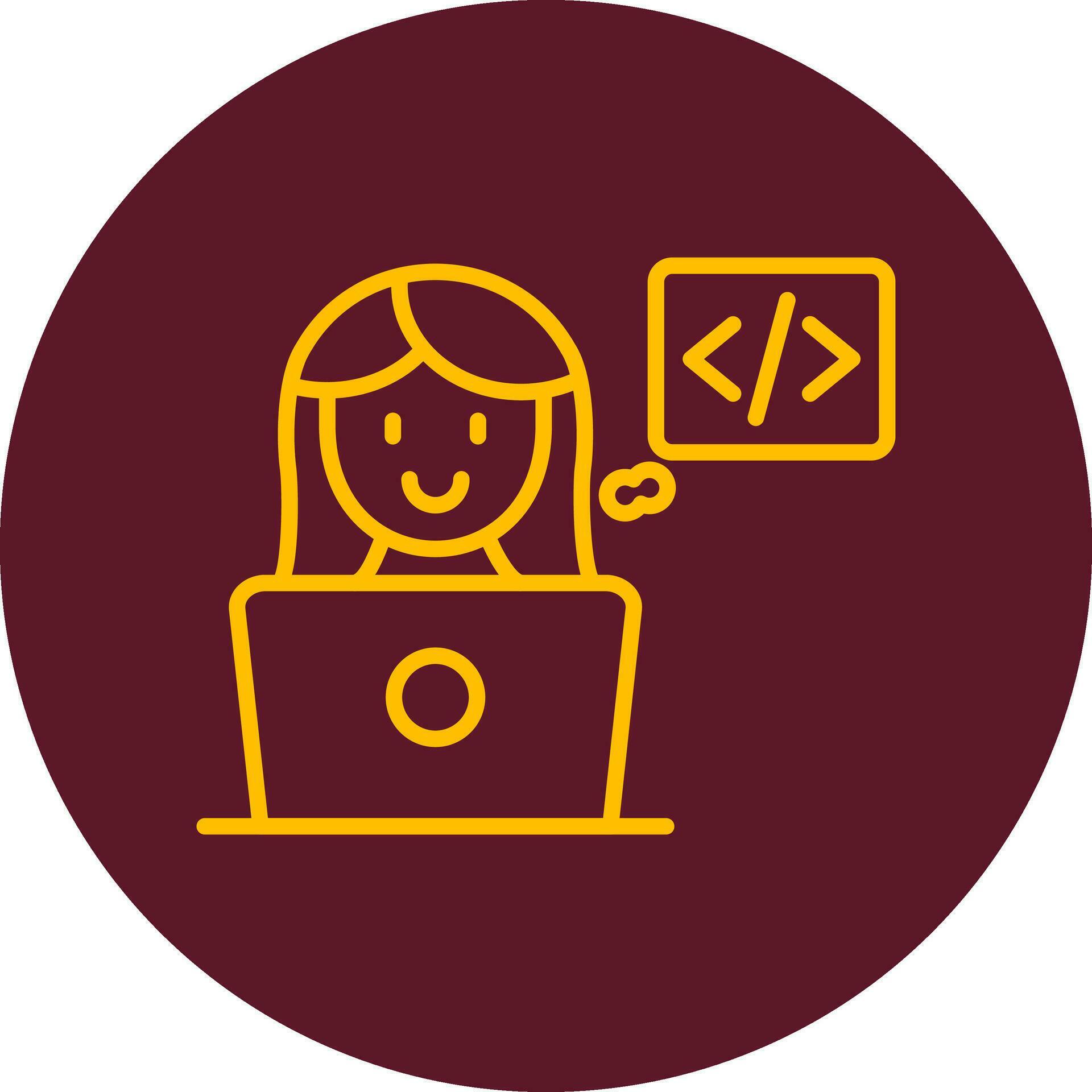 Developer Vector Icon 32768951 Vector Art at Vecteezy