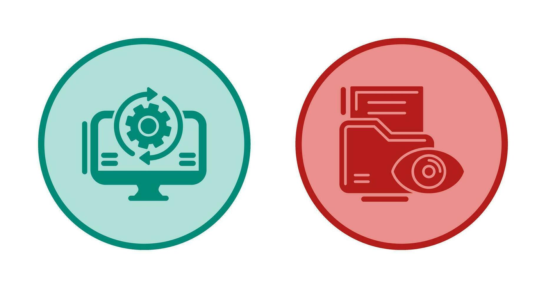 Synchronization And Data Visualization Icon 32773446 Vector Art At Vecteezy