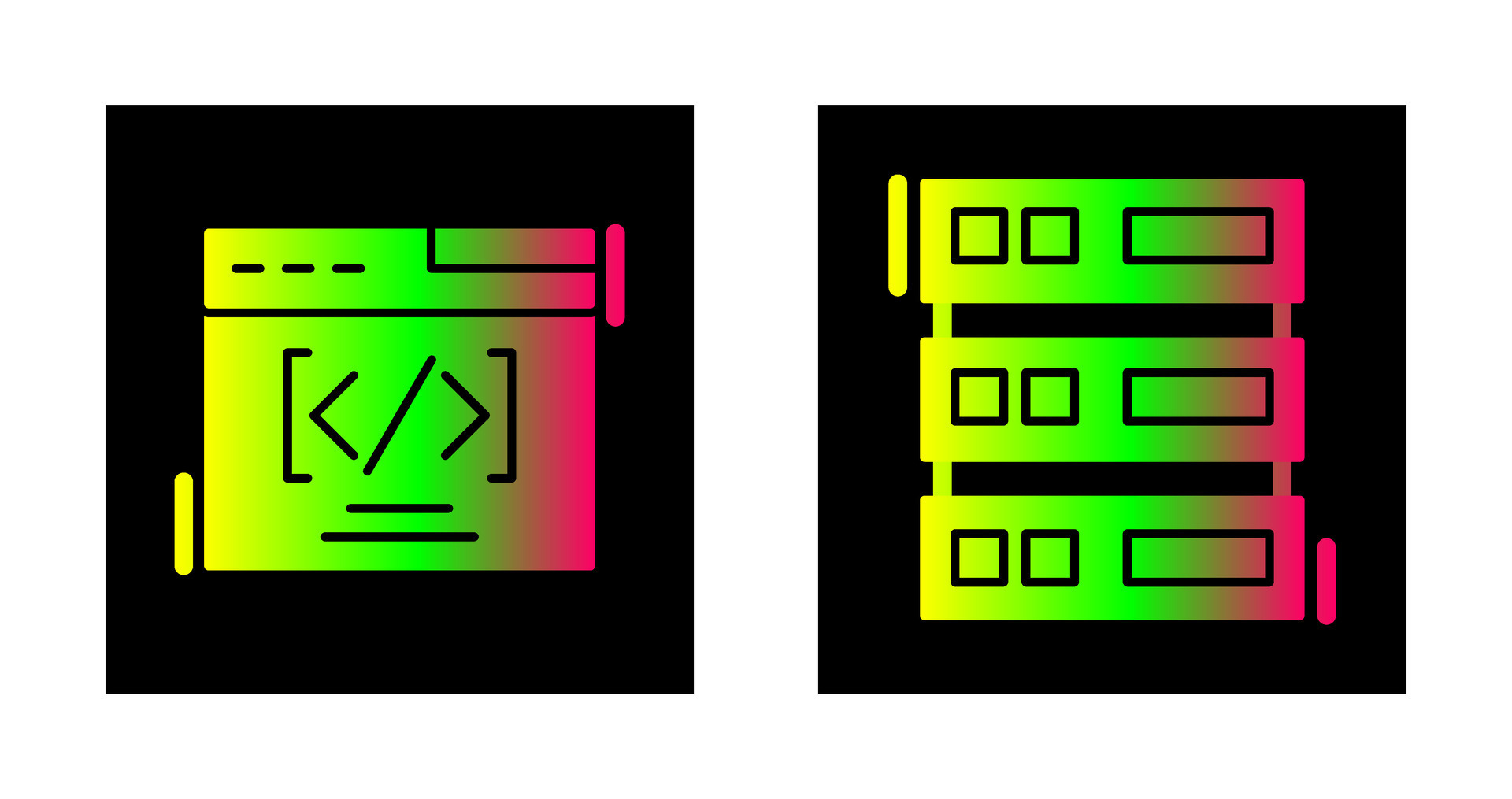 Web Coding ND Server Icon 32773511 Vector Art at Vecteezy