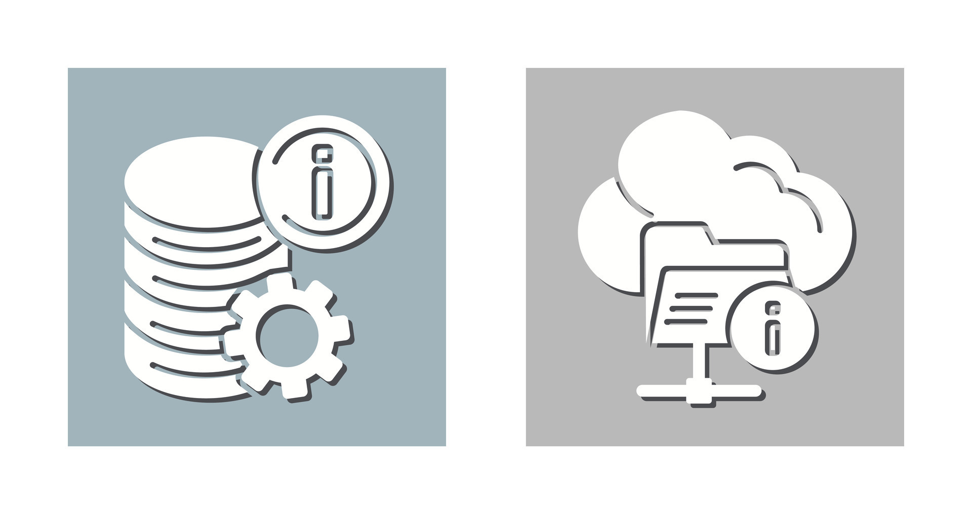 data and folder Icon 32774126 Vector Art at Vecteezy