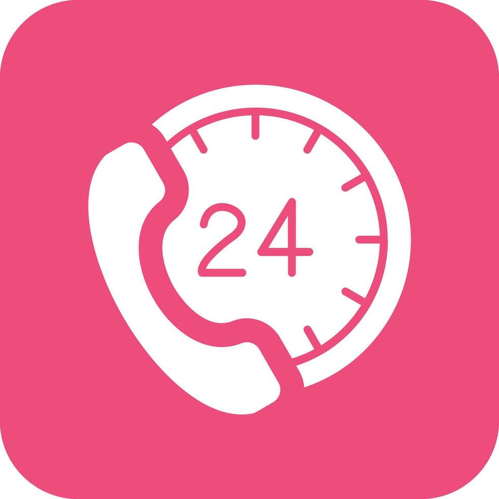 icono de vector de soporte 24h 32776544 Vector en Vecteezy