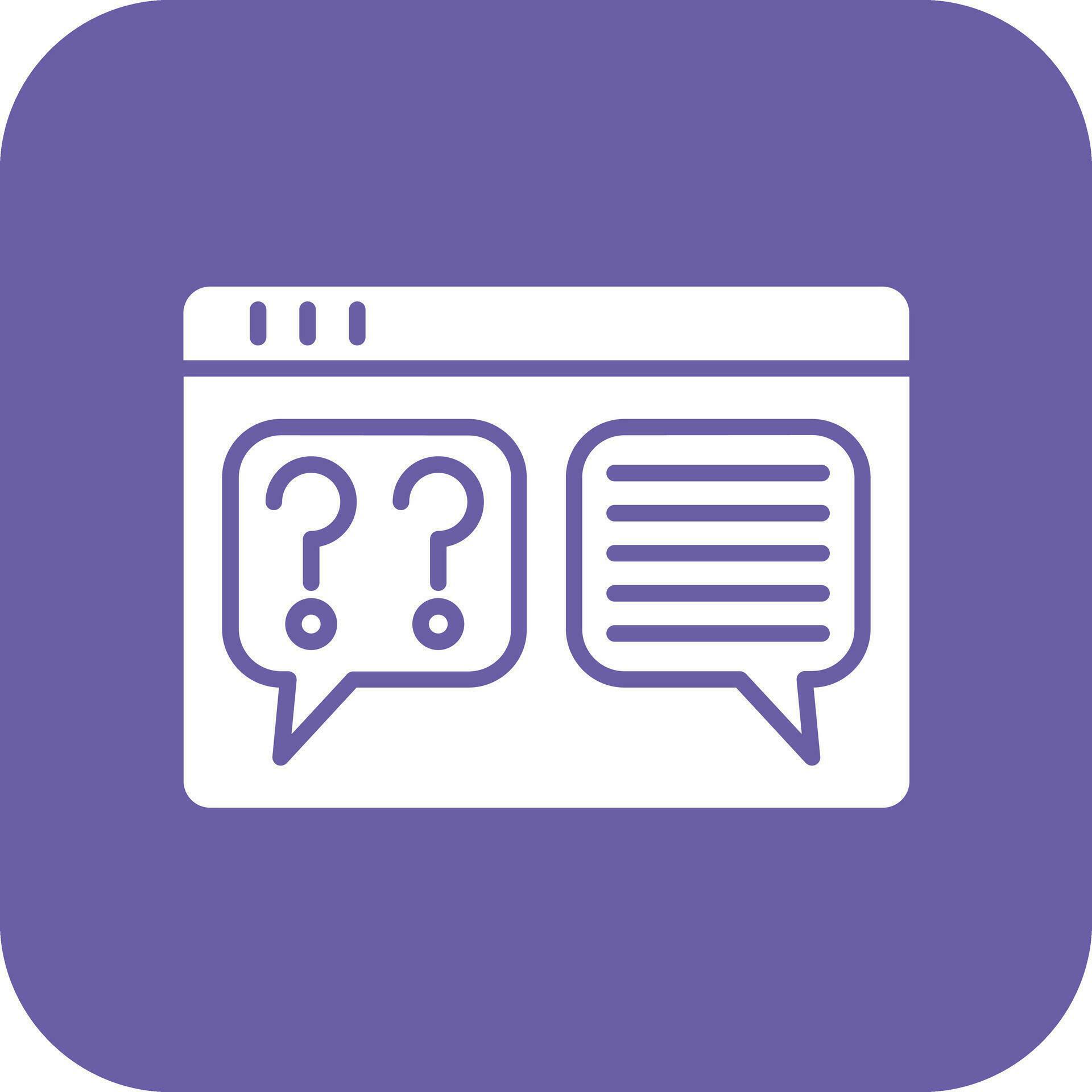 Questions And Answers Vector Icon 32776968 Vector Art at Vecteezy