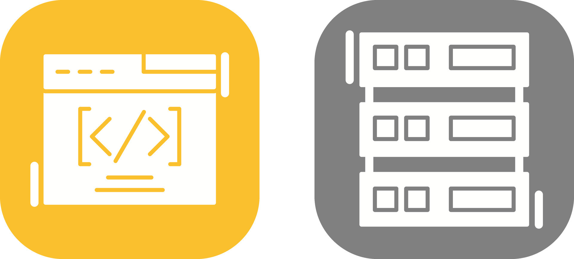 Web Coding ND Server Icon 32780664 Vector Art at Vecteezy