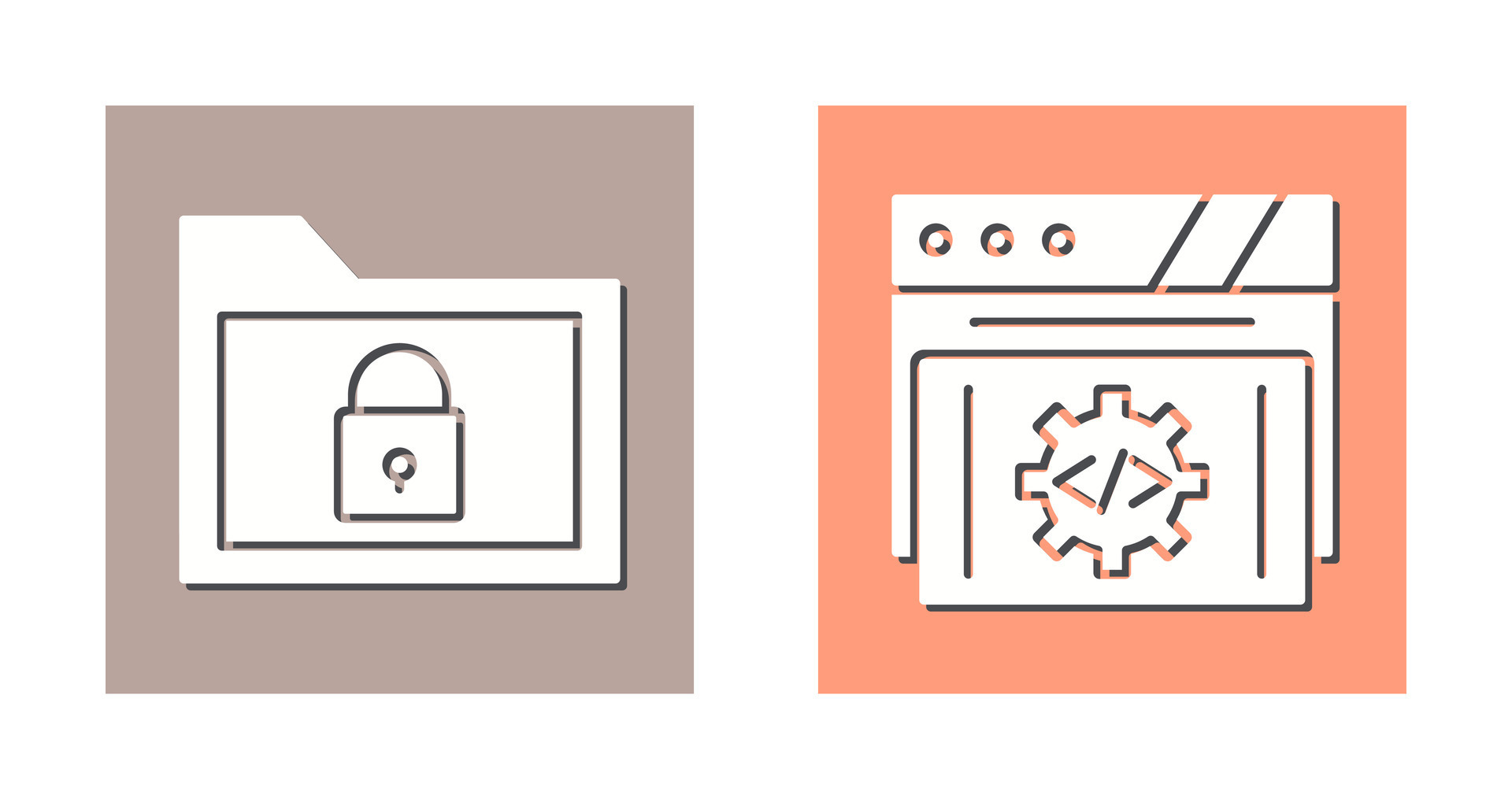 Folder and Development Icon 32784313 Vector Art at Vecteezy