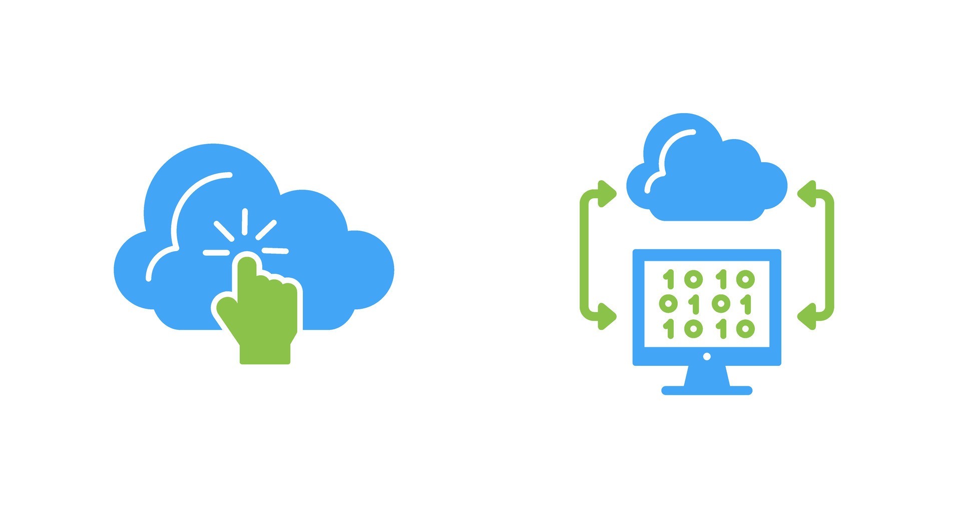 Cloud Computing and Cloud Coding Icon 32787012 Vector Art at Vecteezy