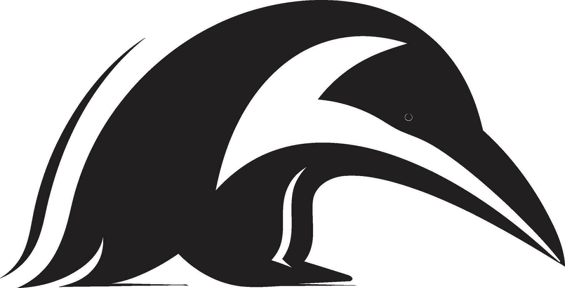 oso hormiguero elegancia en negro vector logo brillantez pulcro y ... oso hormiguero elegancia en negro vector logo brillantez pulcro y ...