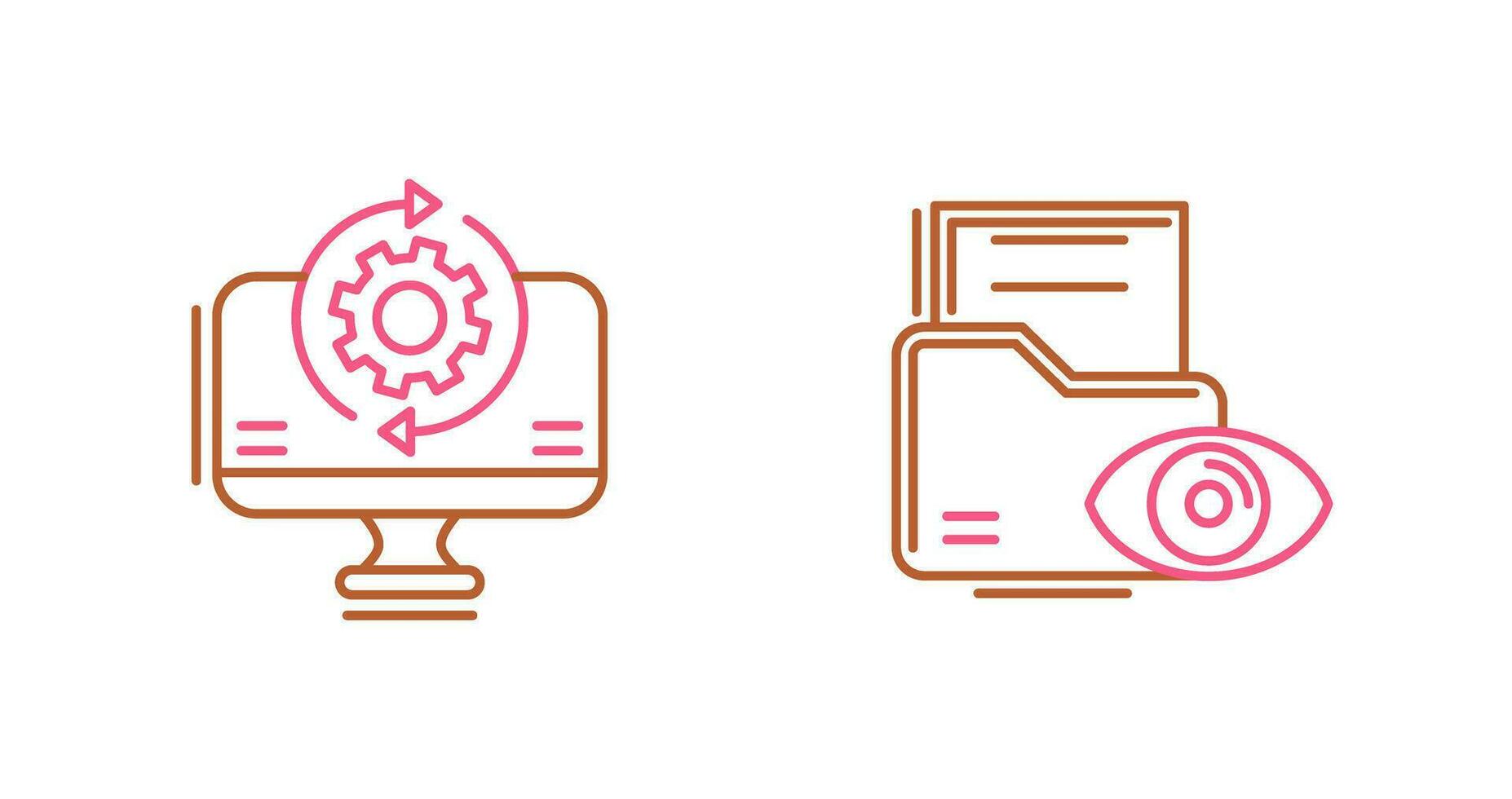 Synchronization And Data Visualization Icon 32789026 Vector Art At Vecteezy