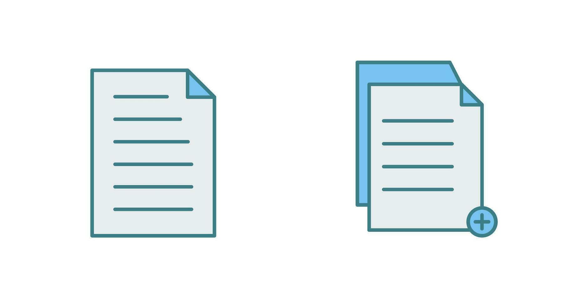 document and two files Icon 32789552 Vector Art at Vecteezy
