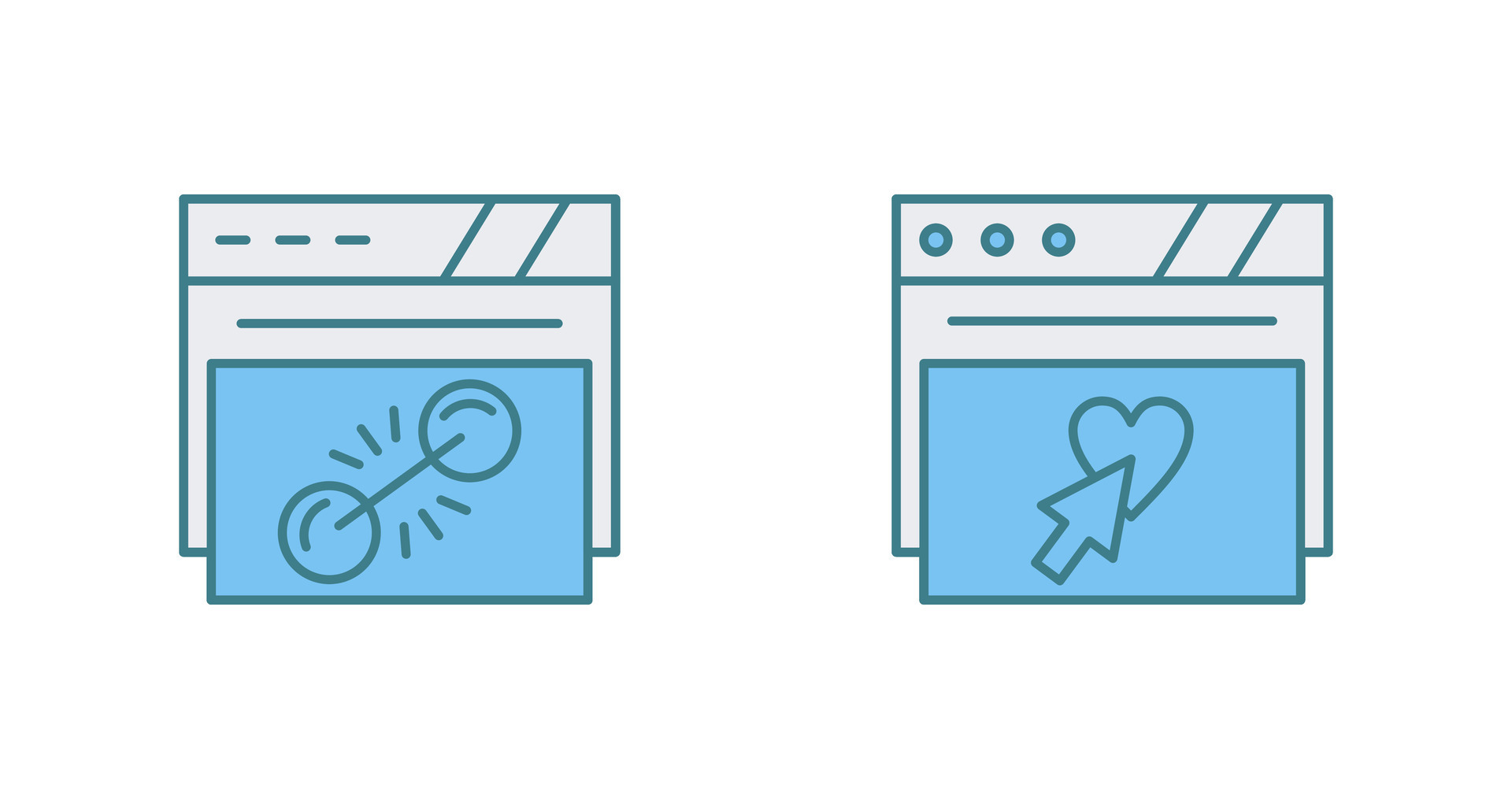 Link and Cursor Icon 32789880 Vector Art at Vecteezy