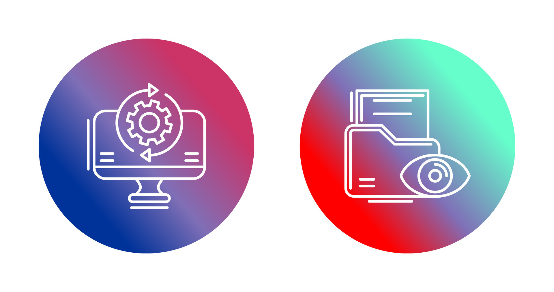 Synchronization And Data Visualization Icon 32790685 Vector Art At Vecteezy
