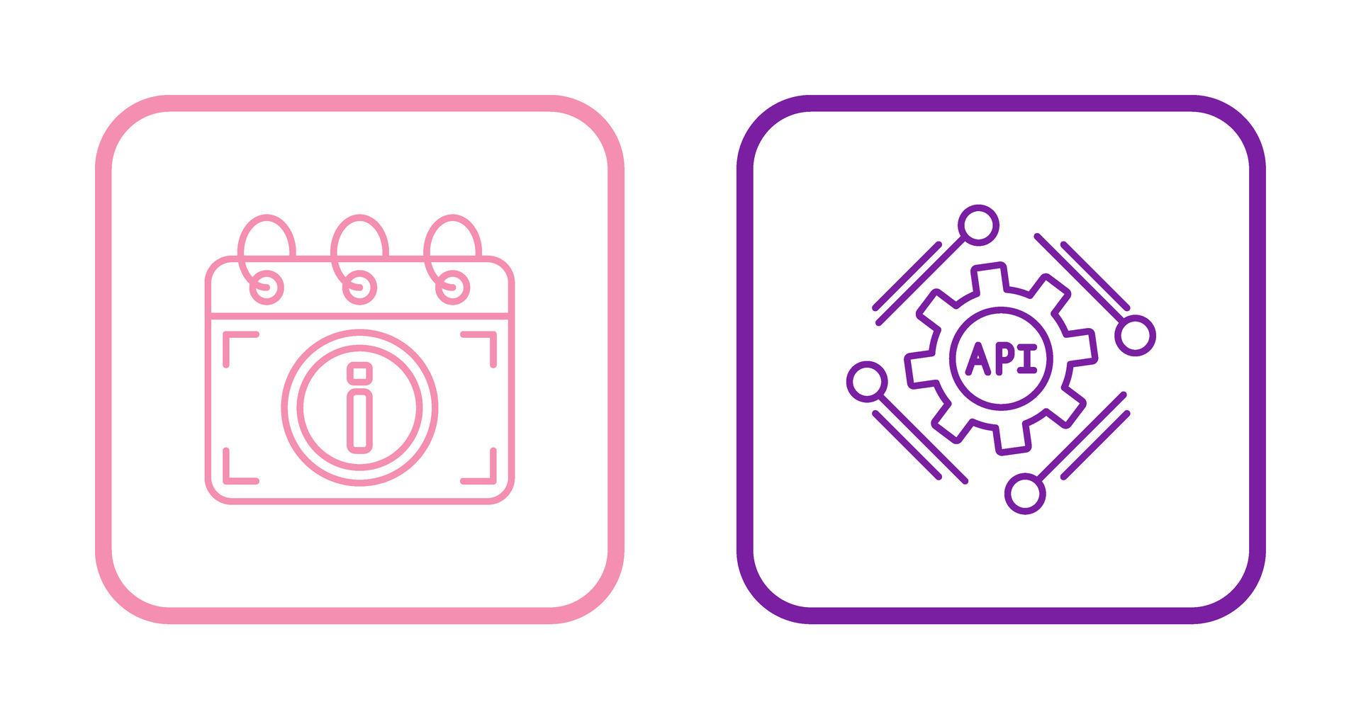 api and calendar Icon 32792713 Vector Art at Vecteezy