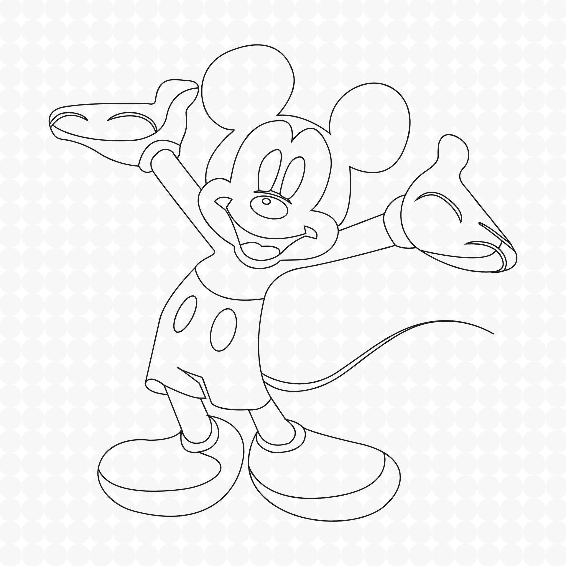 Mickey Mouse line art vector eps 32792873 Vector Art at Vecteezy Mickey Mouse line art vector eps 32792873 Vector Art at Vecteezy