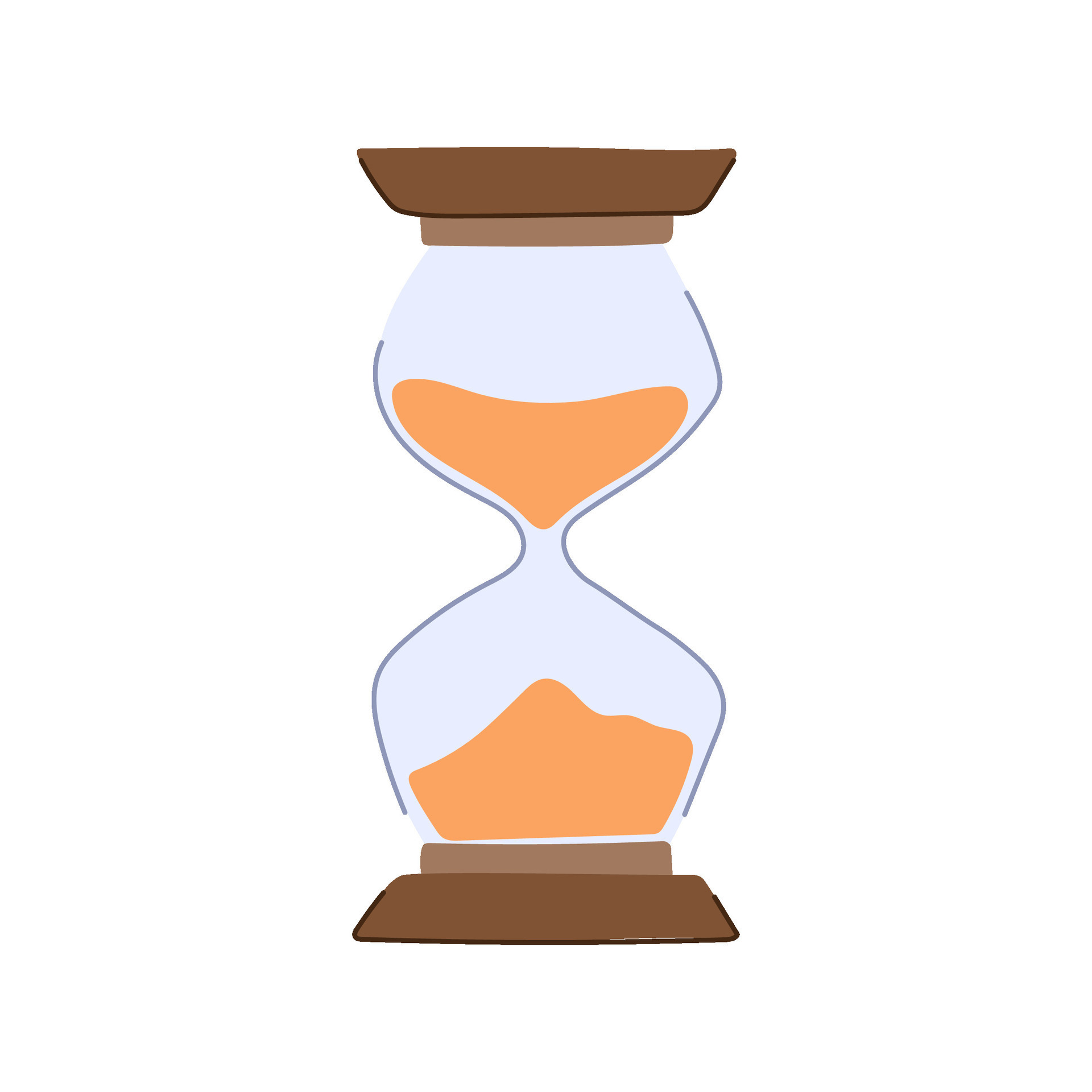 Countdown Sandglass Cartoon Vector Illustration 32829959 Vector Art At Vecteezy