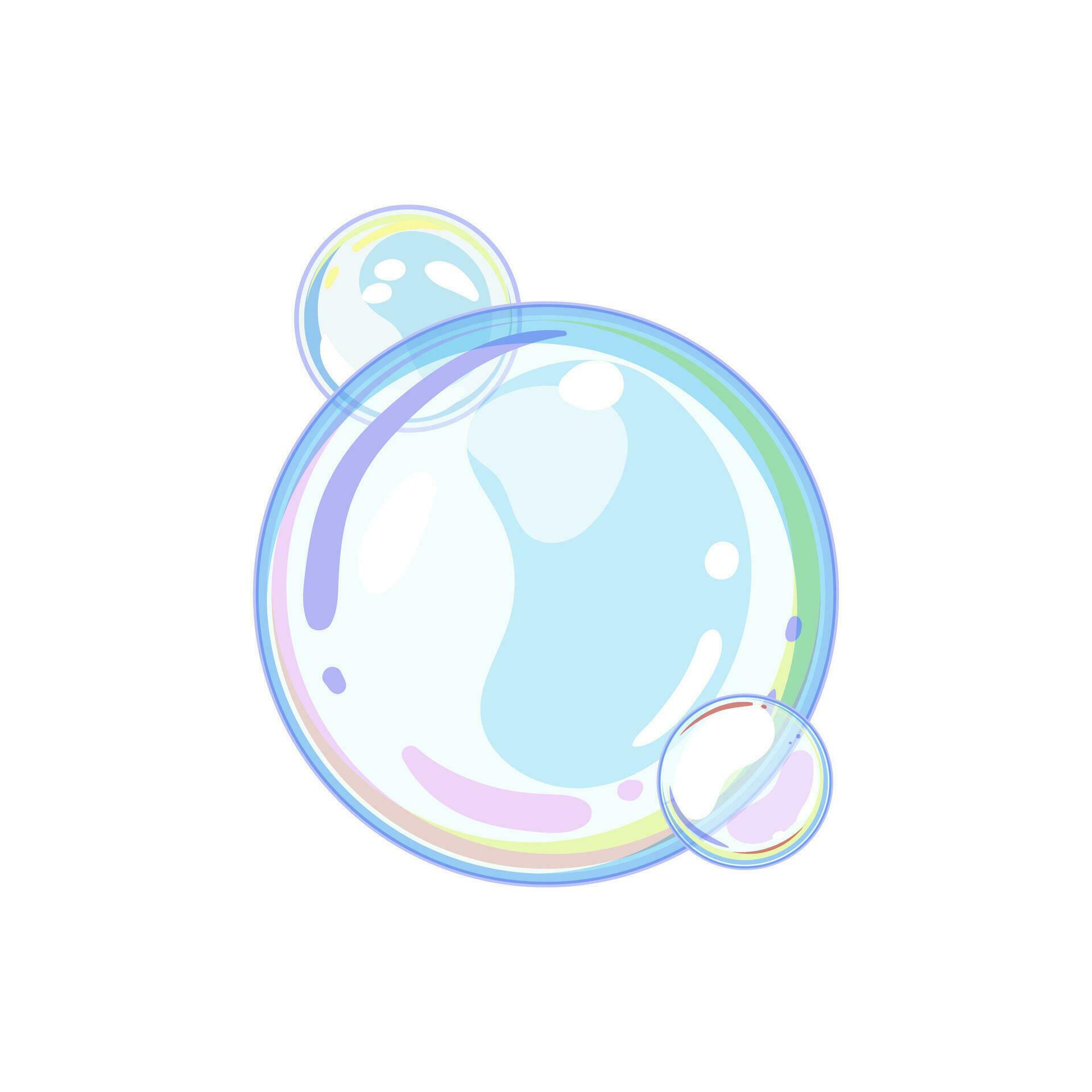 transparent soap bubbles cartoon vector illustration 32830010 Vector ...