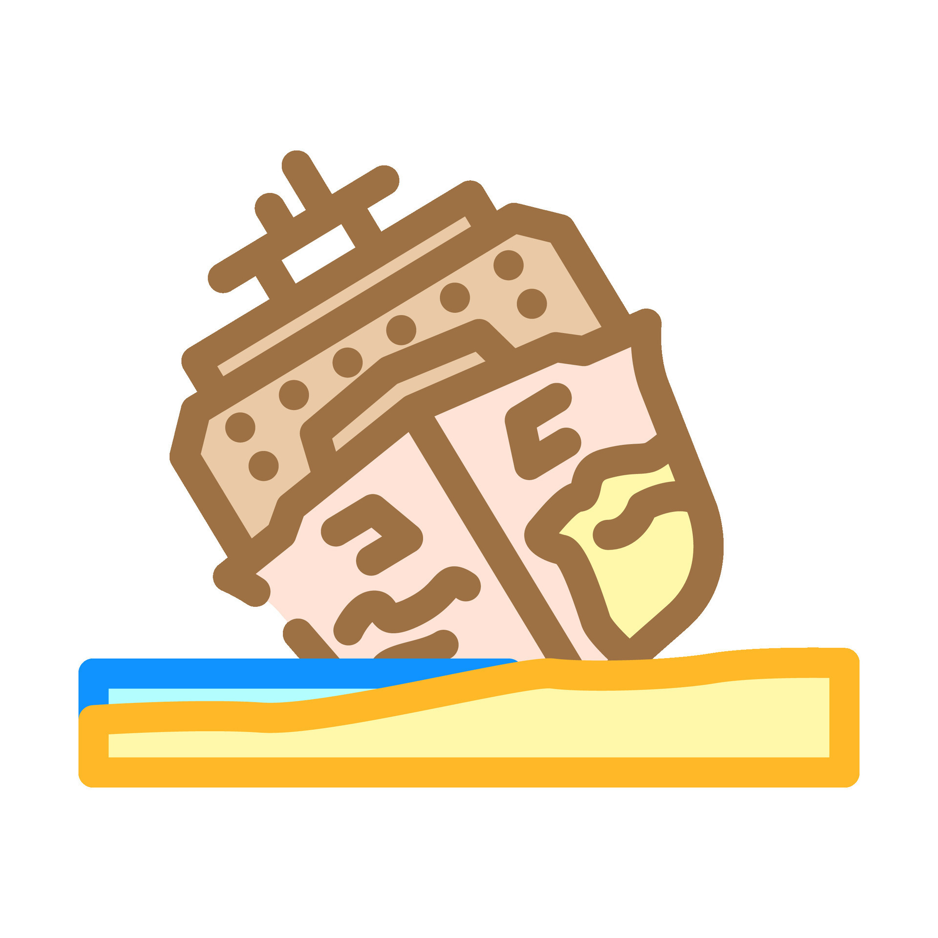 marine corrosion color icon vector illustration 32830525 Vector Art at ...