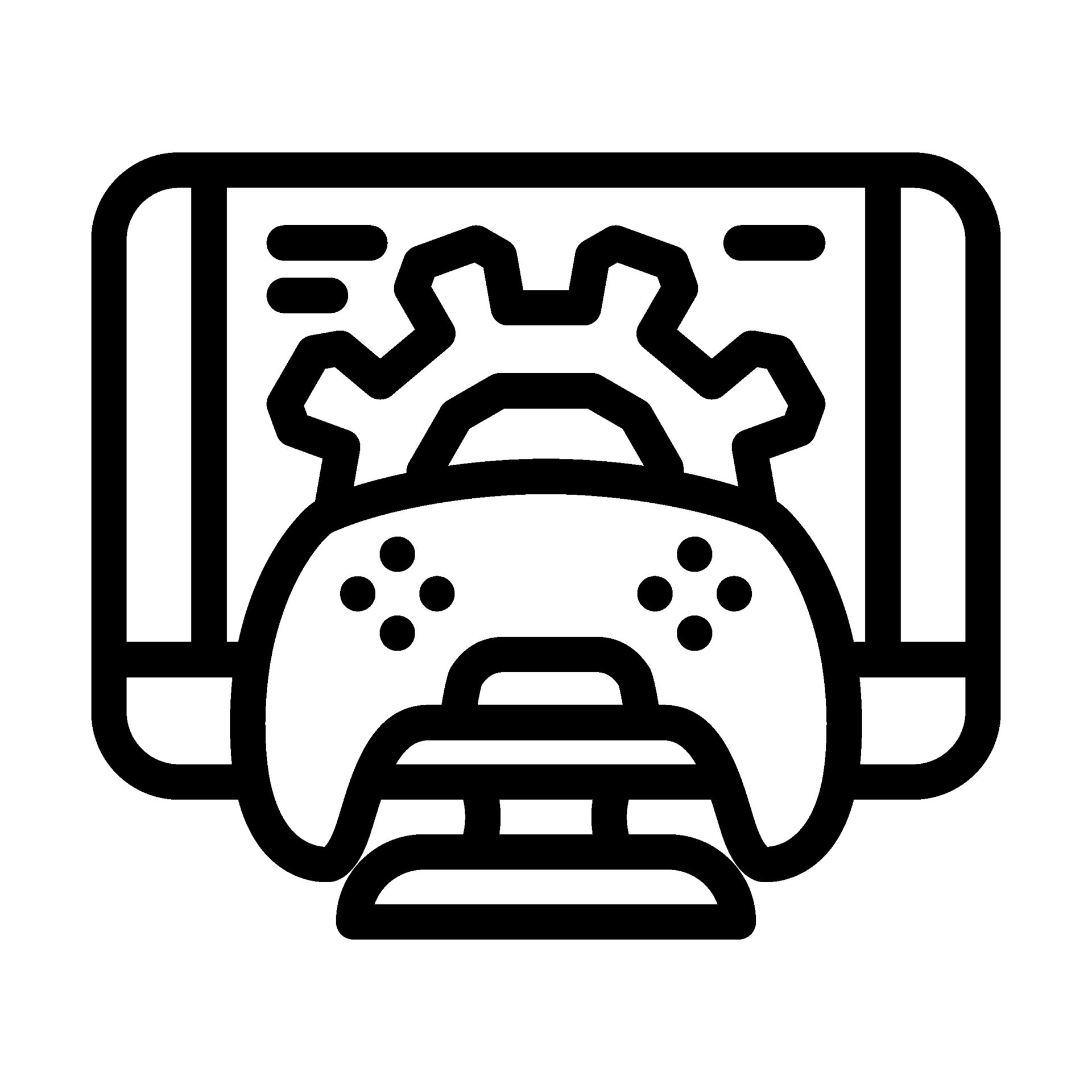 optimization game development line icon vector illustration 32830819 ... optimization game development line icon vector illustration 32830819 ...
