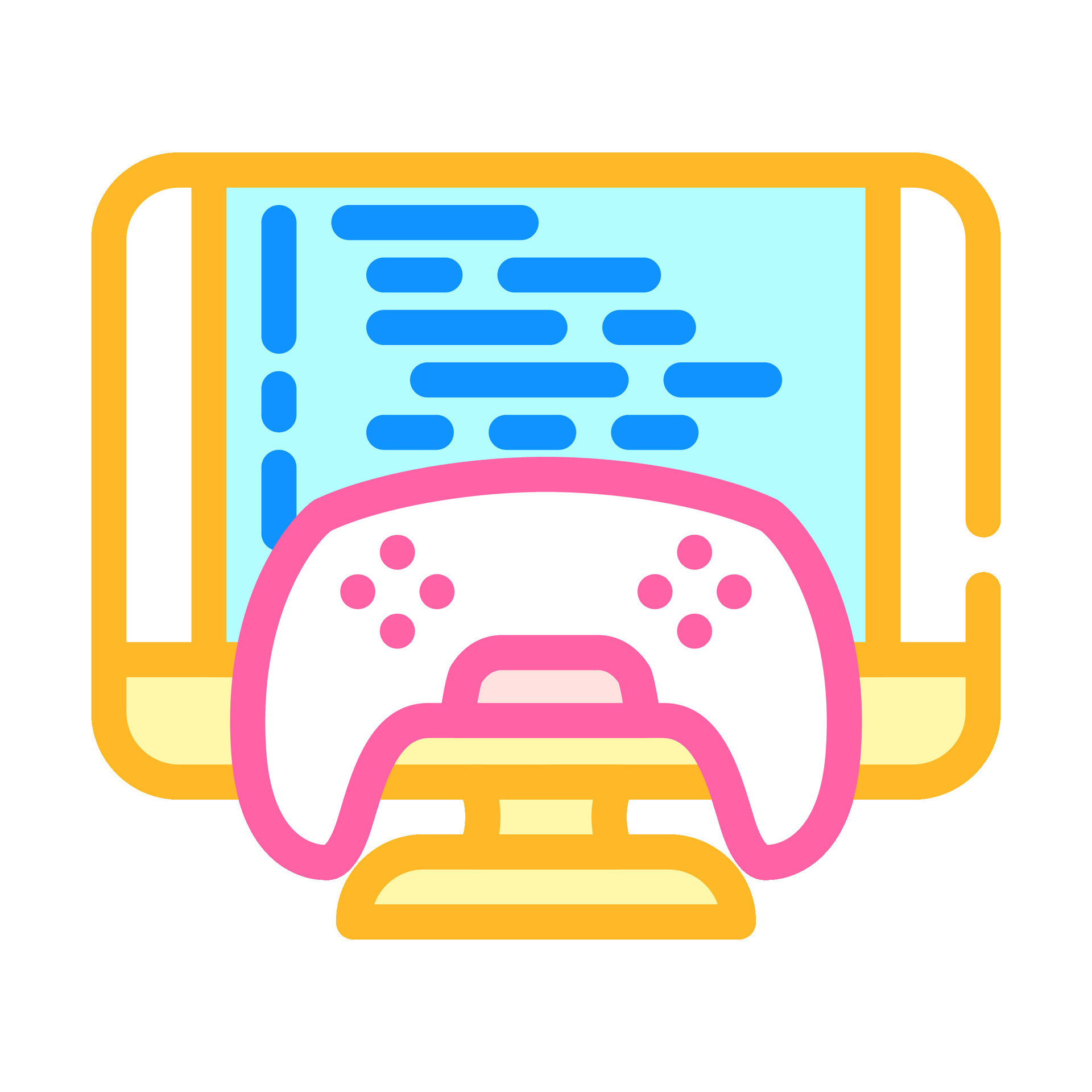 programming game development color icon vector illustration 32830820 ...