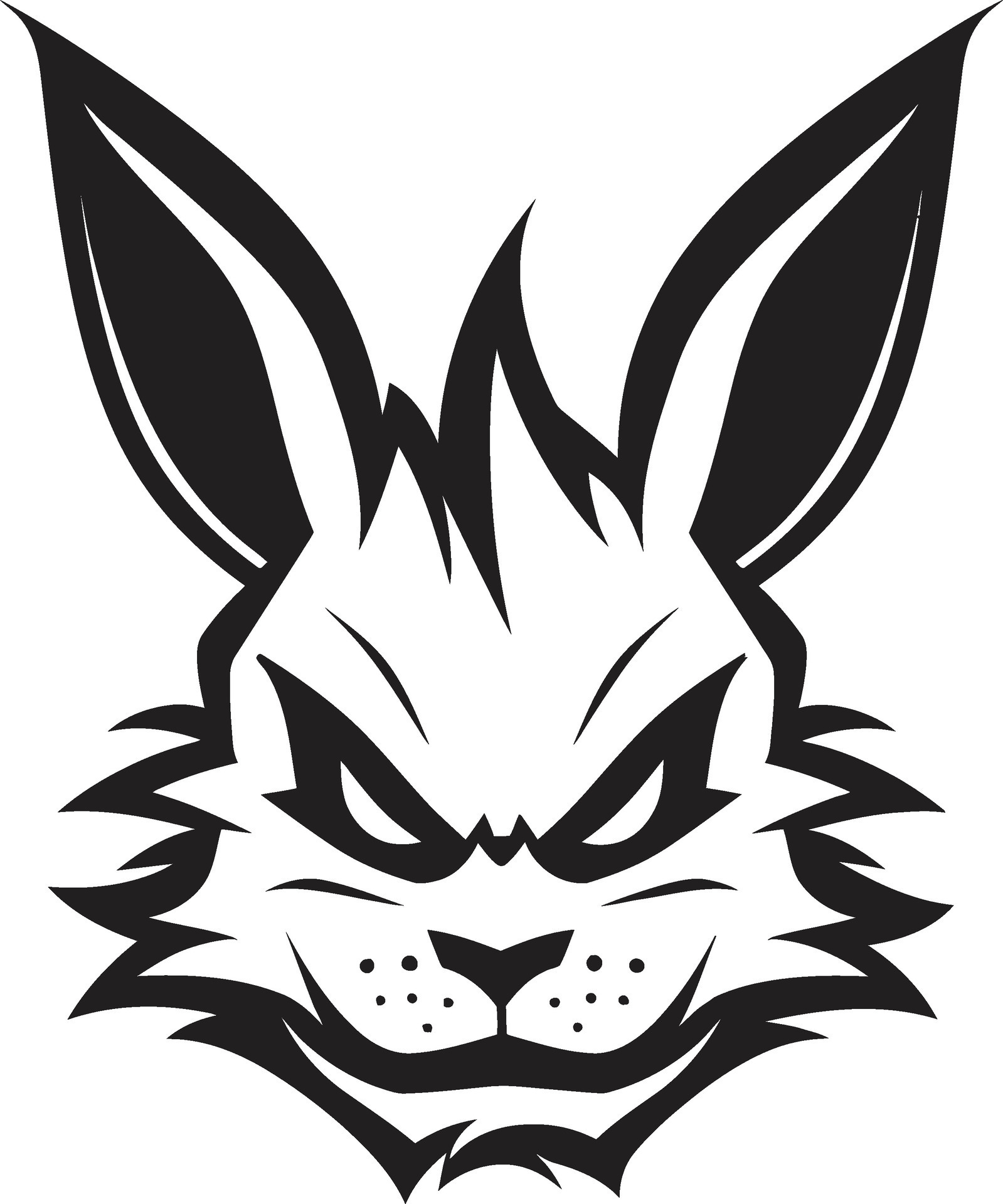 Graceful Rabbit Vector Insignia Abstract Black Hare Seal 32834315 ... Graceful Rabbit Vector Insignia Abstract Black Hare Seal 32834315 ...