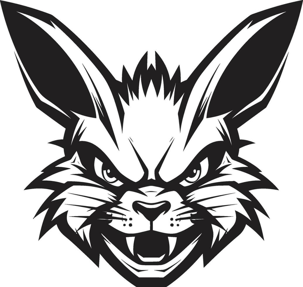 Stylish Bunny Monochrome Emblem Graceful Rabbit Outline Symbol 32835138 ... Stylish Bunny Monochrome Emblem Graceful Rabbit Outline Symbol 32835138 ...