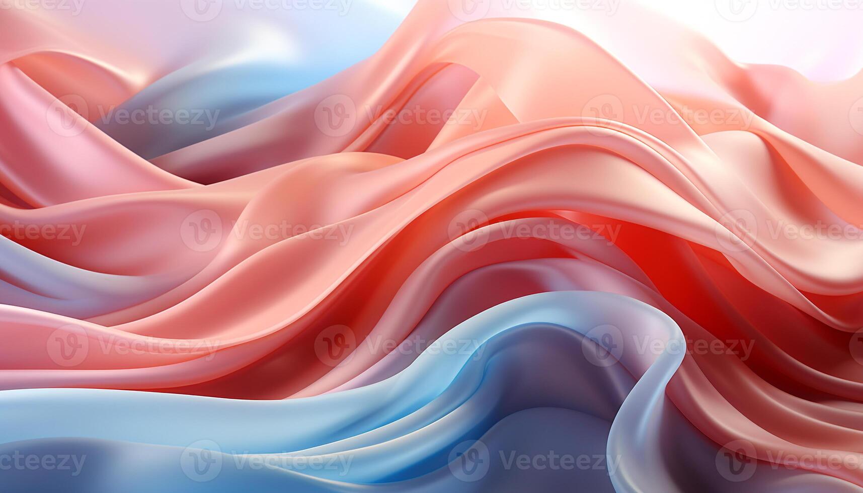 Abstract backdrop with smooth blue wave pattern, vibrant colors flowing generated by AI 32838908 ...