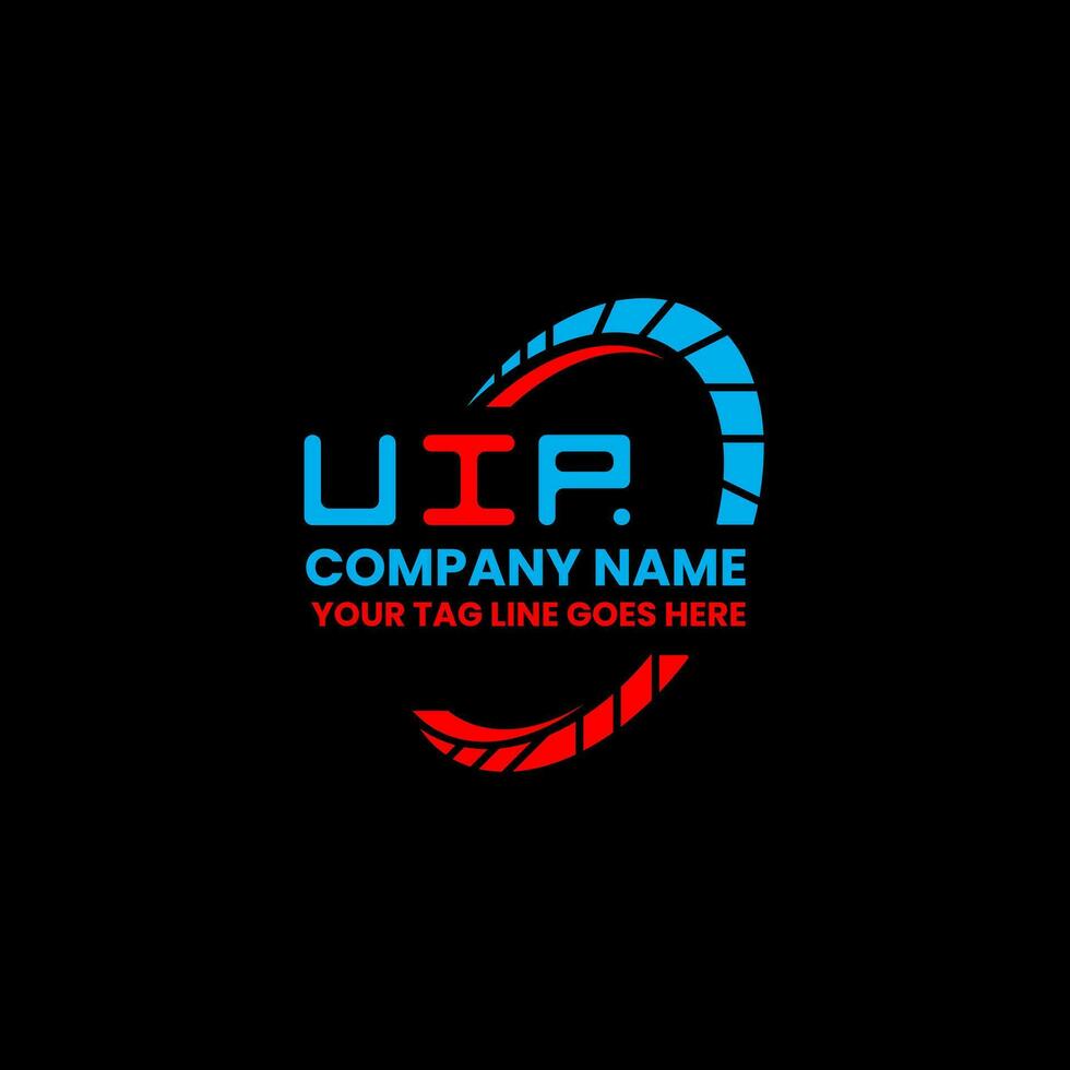 UIP letter logo vector design, UIP simple and modern logo. UIP luxurious alphabet design ...
