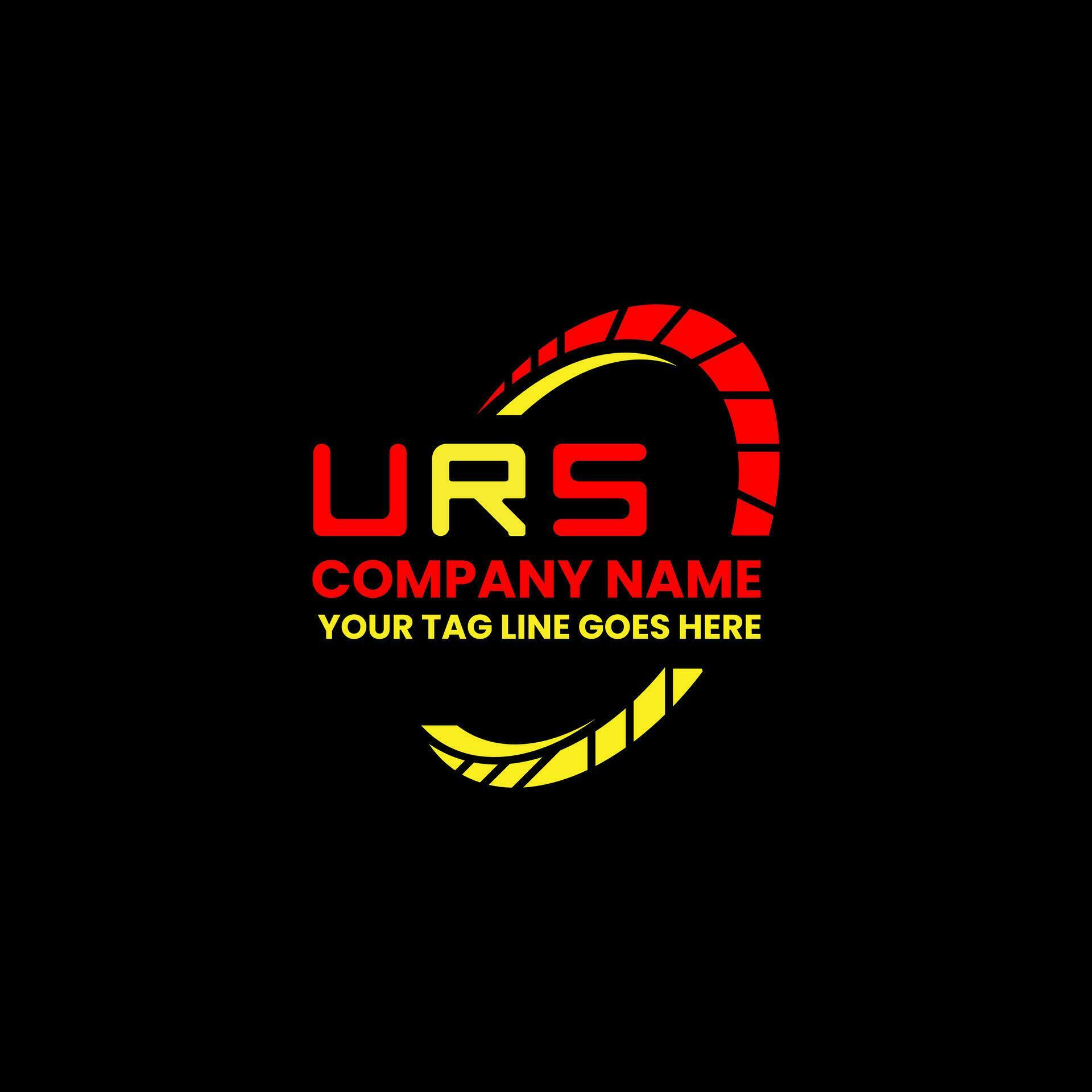 URS letter logo vector design, URS simple and modern logo. URS luxurious alphabet design ...