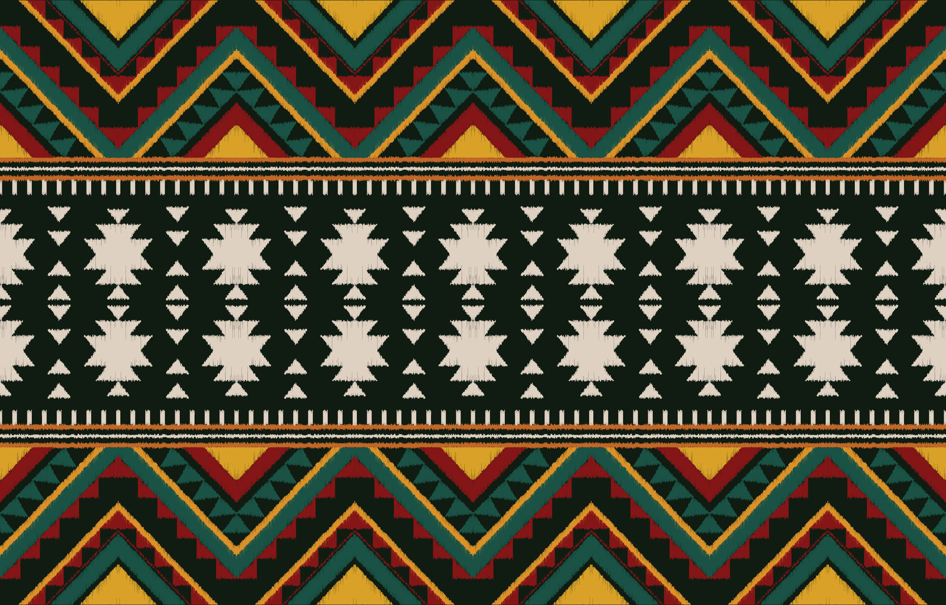 Ethnic abstract ikat art. Aztec ornament print. geometric ethnic ...