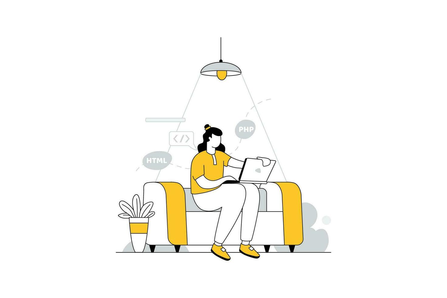 Programming Languages Vectors Illustration Flat 32856599 Vector Art At Vecteezy