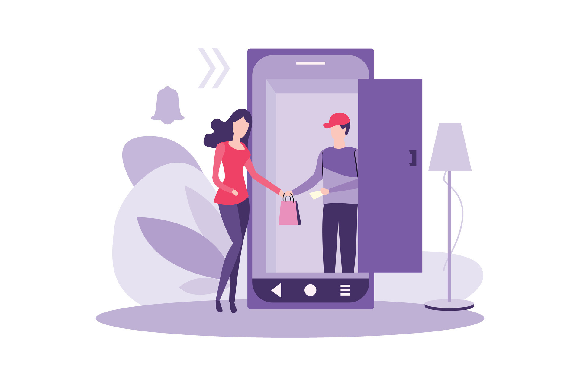 Shopping Online Onboarding App Screens 32856908 Vector Art At Vecteezy