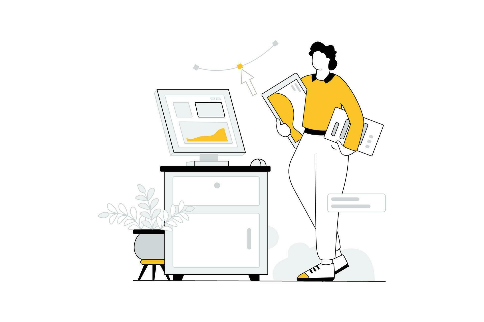 Website Developer Vectors Illustration Flat 32856937 Vector Art at Vecteezy