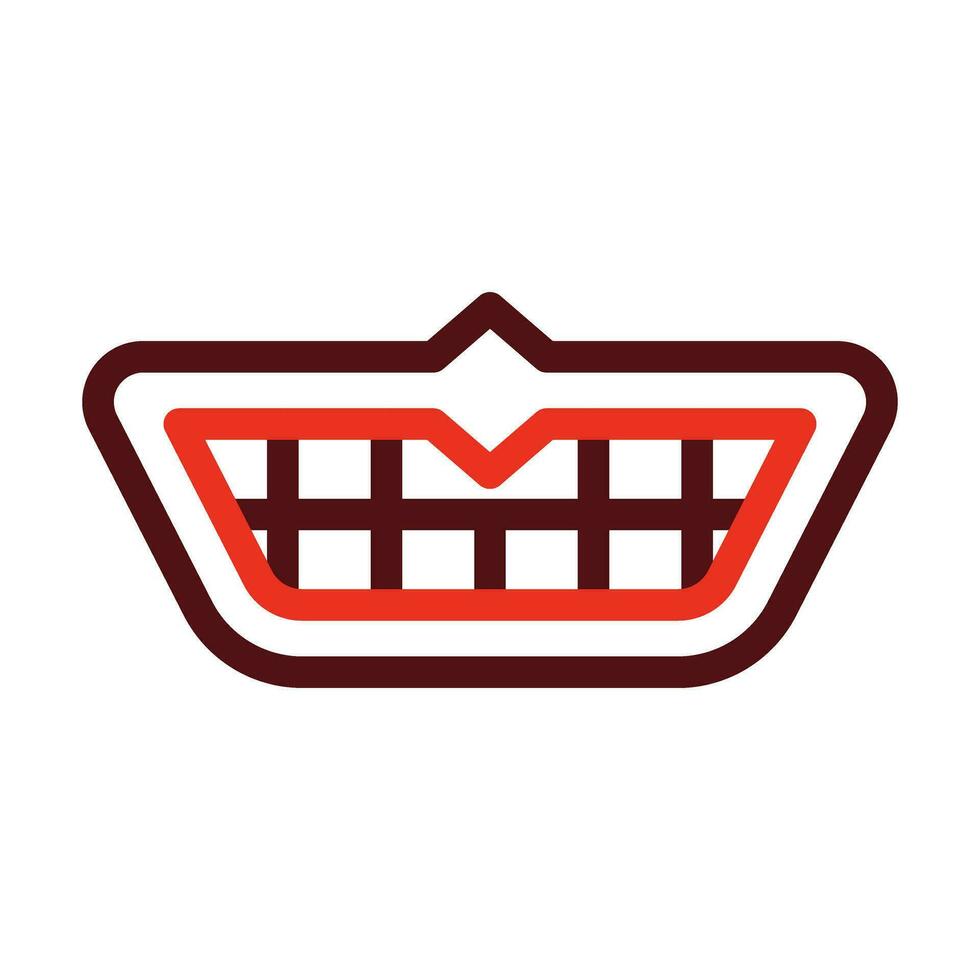 Grid Vector Thick Line Two Color Icons For Personal And Commercial Use ...