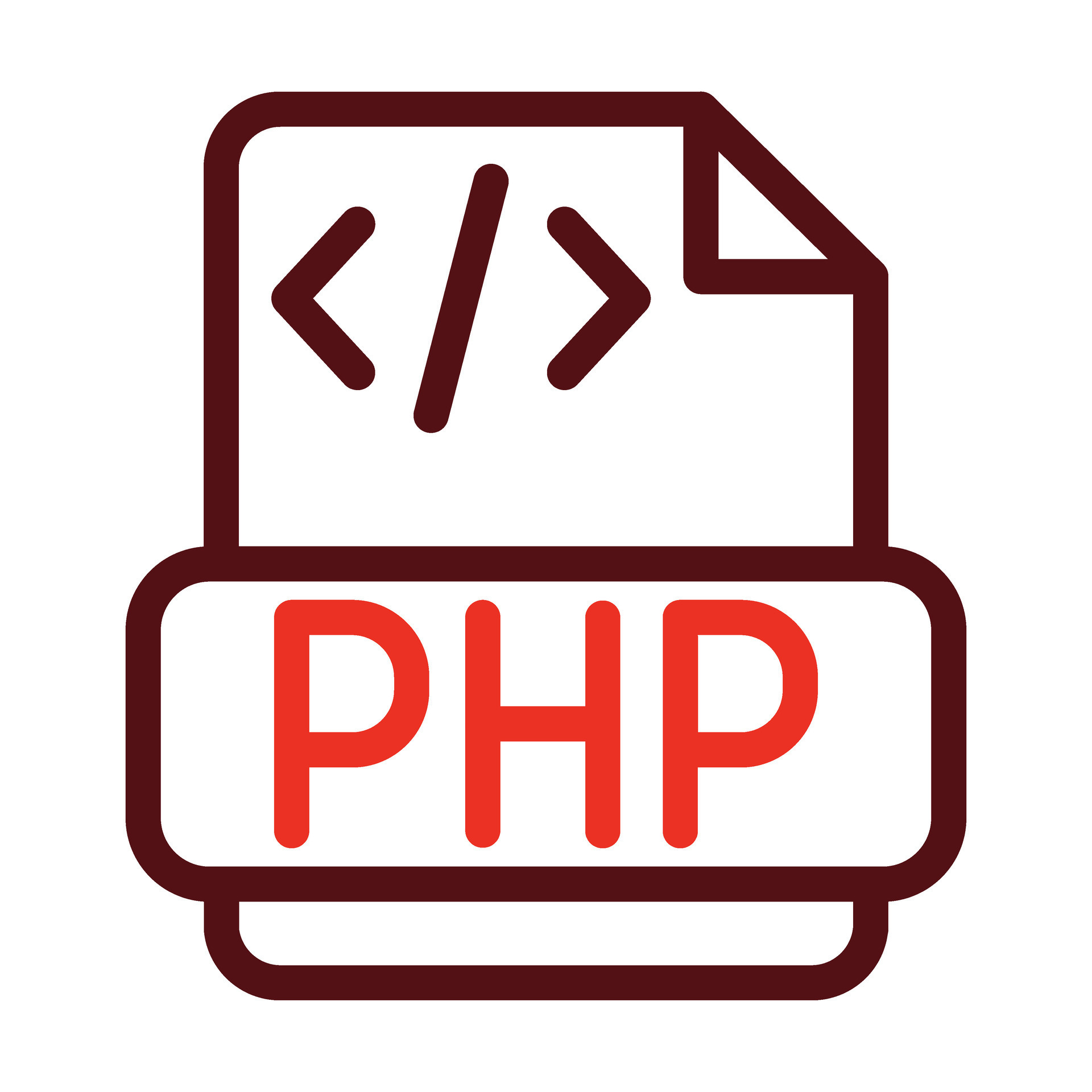 php vector grueso línea dos color íconos para personal y comercial usar ...