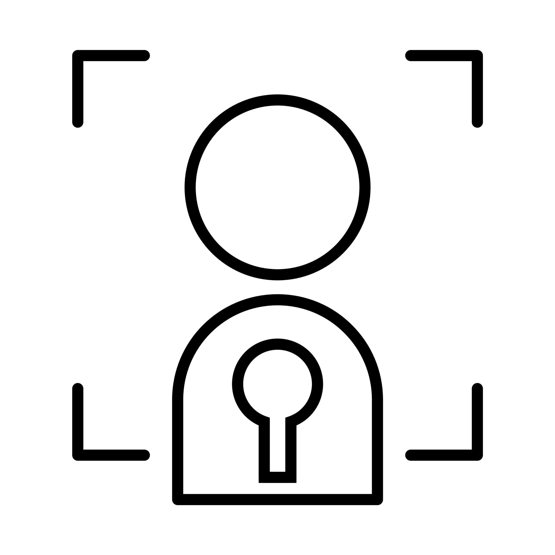 user authentication icon, sign, symbol in line 32858140 Vector Art at ...
