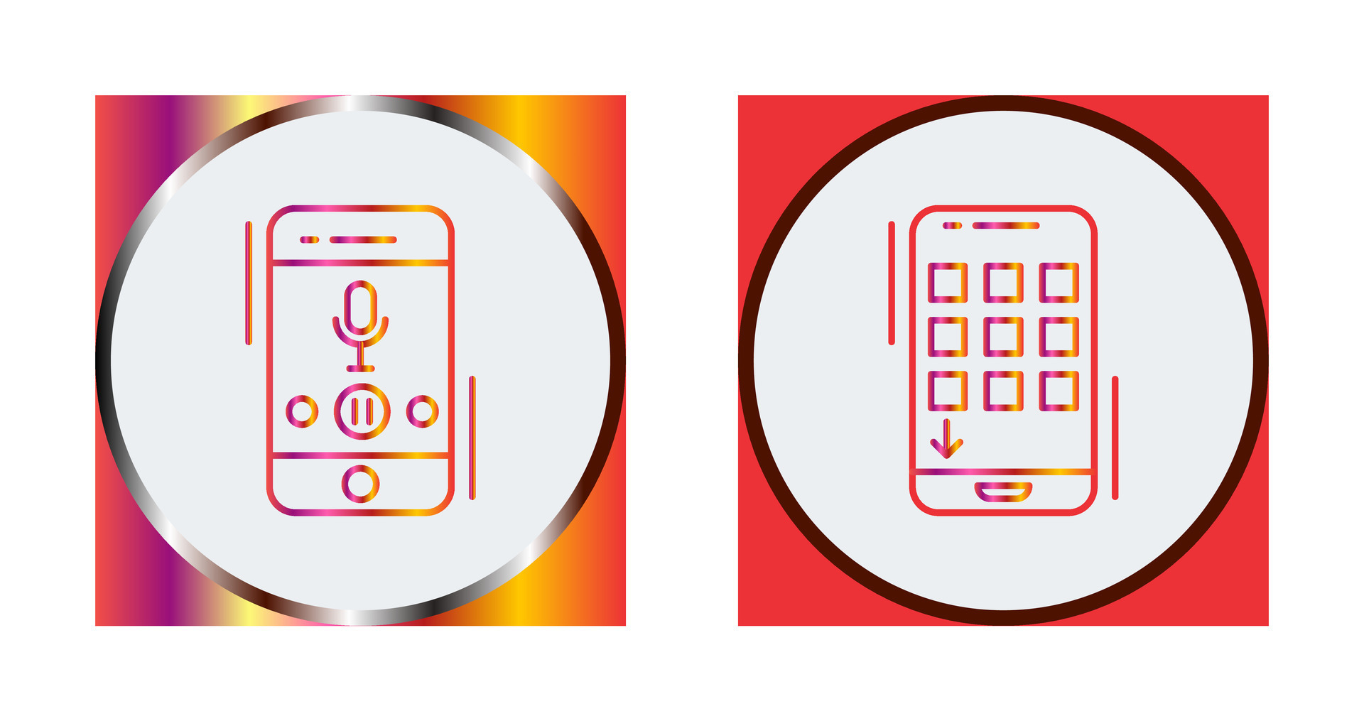 Voice Record and Device Icon 32882887 Vector Art at Vecteezy