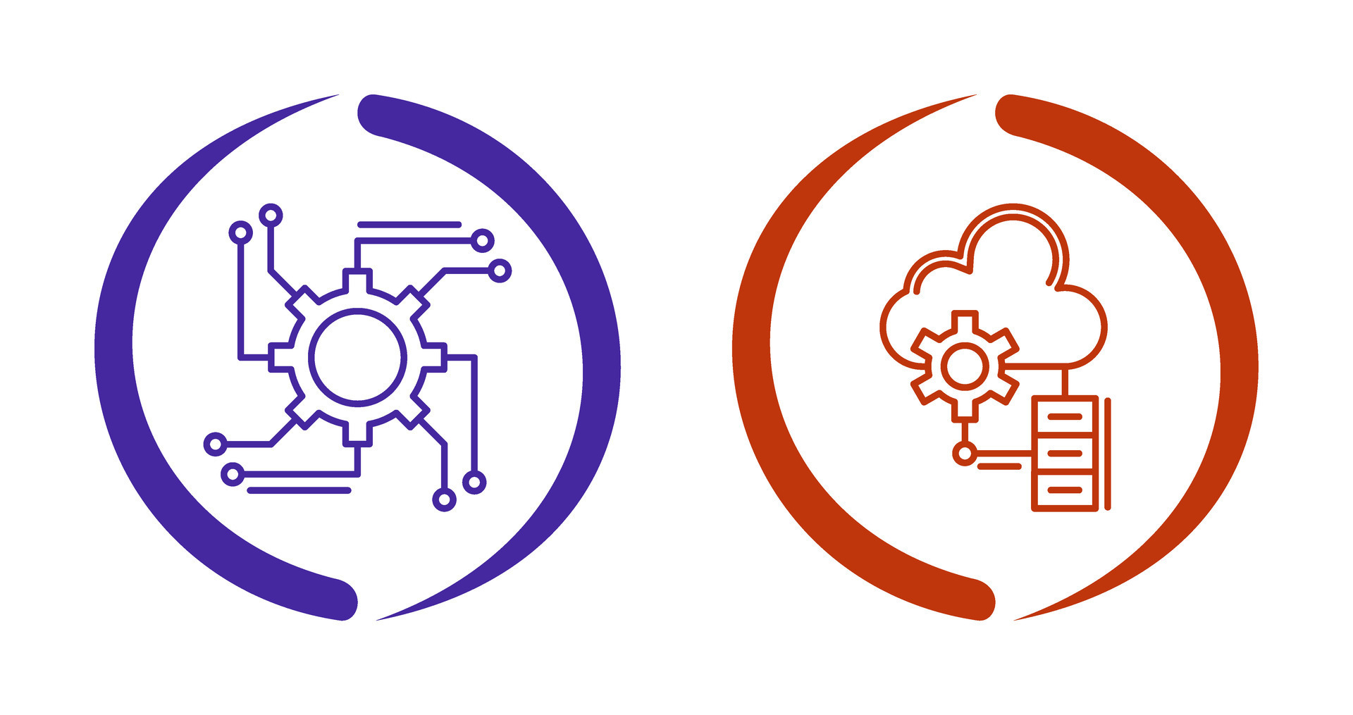 Automation and Big Data Icon 32884734 Vector Art at Vecteezy