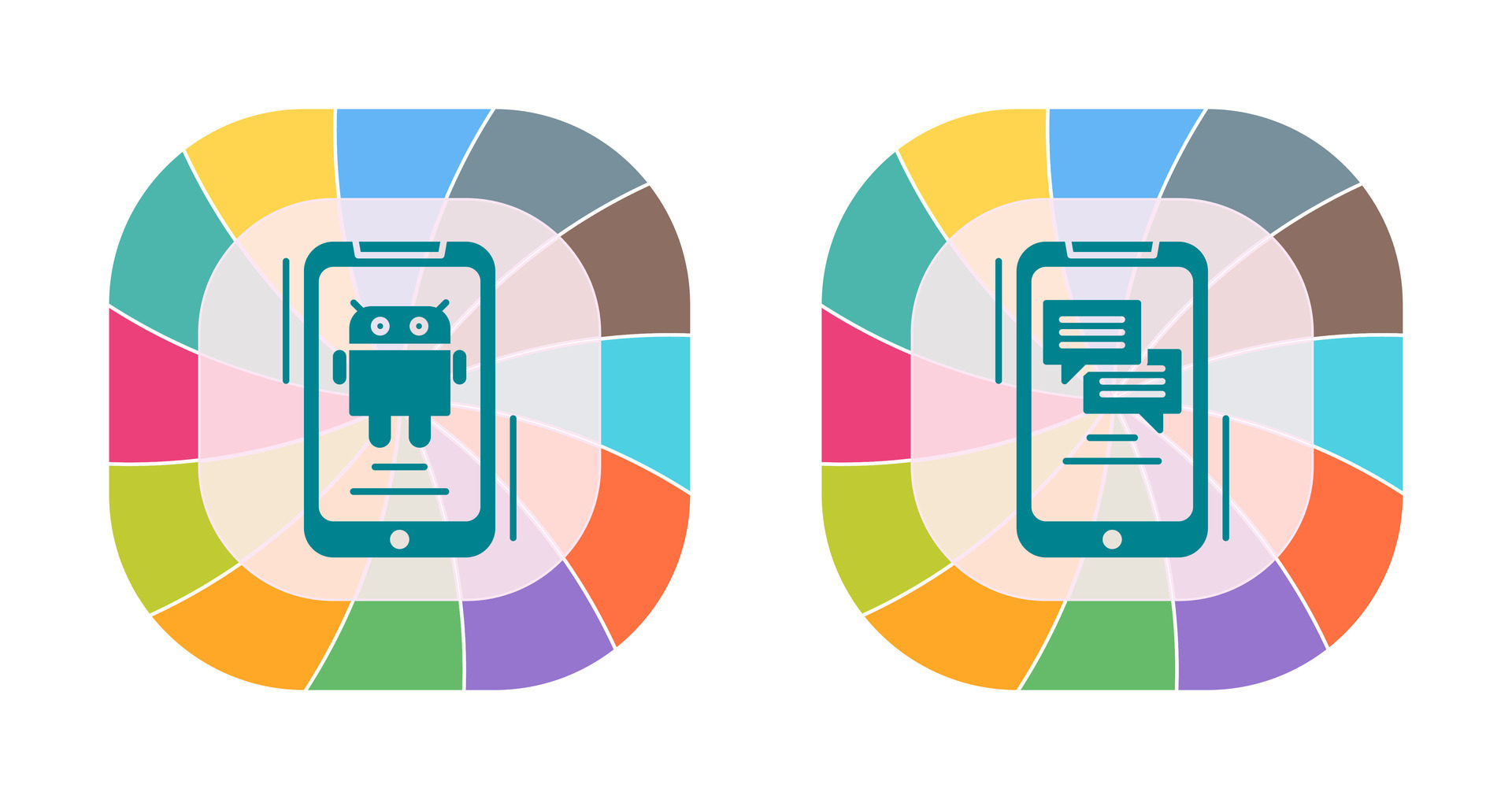 Android and Text Icon 32884936 Vector Art at Vecteezy