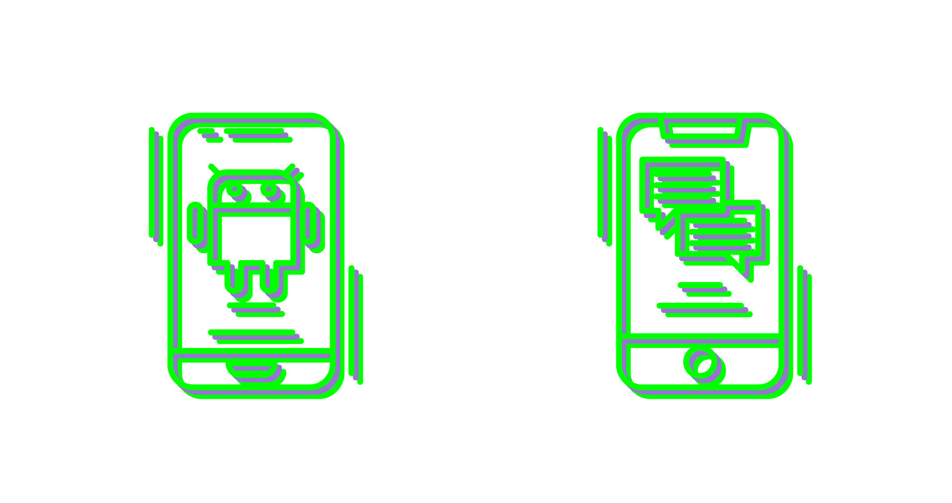 Android and Text Icon 32886842 Vector Art at Vecteezy