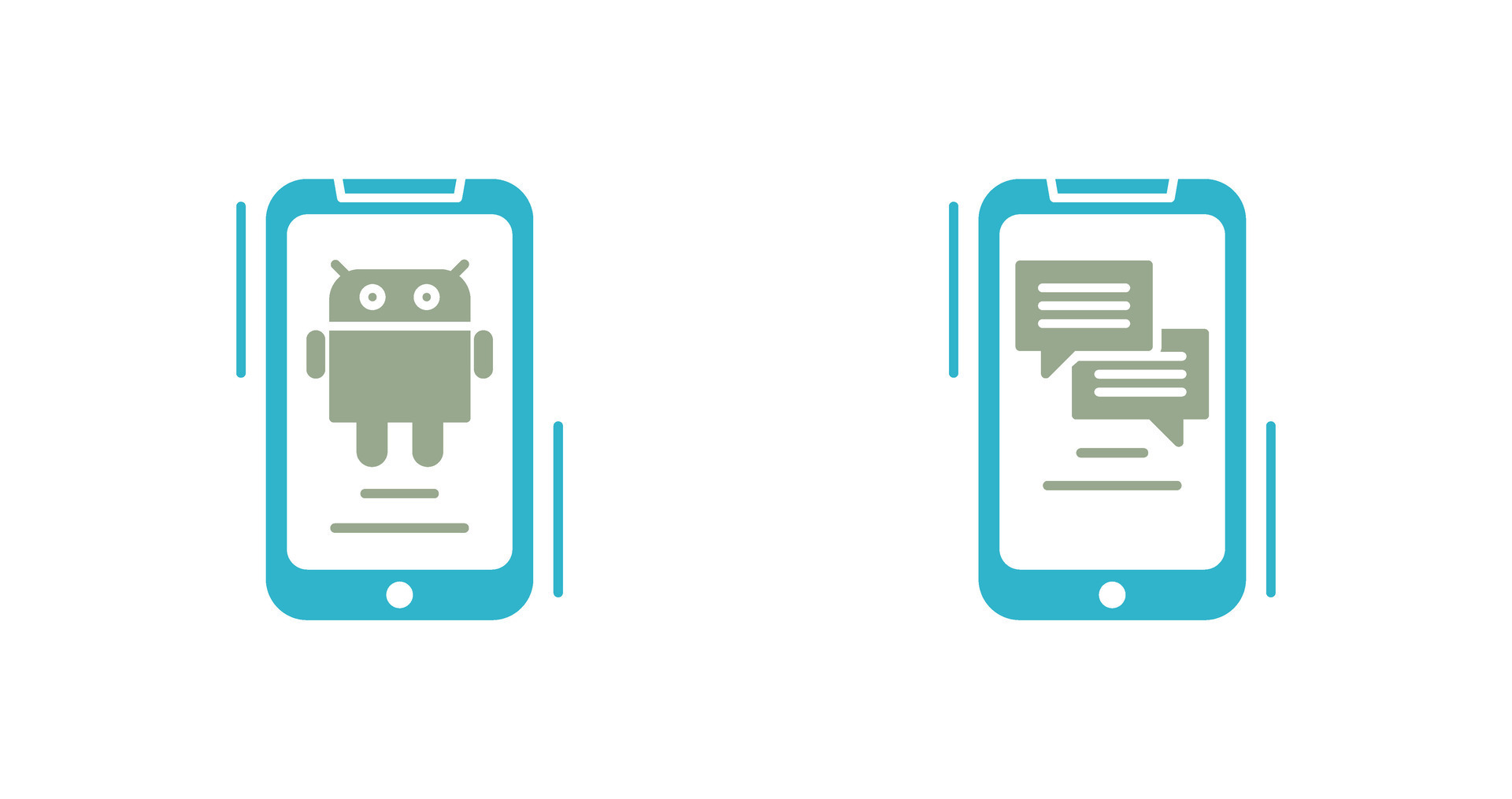 Android and Text Icon 32886863 Vector Art at Vecteezy