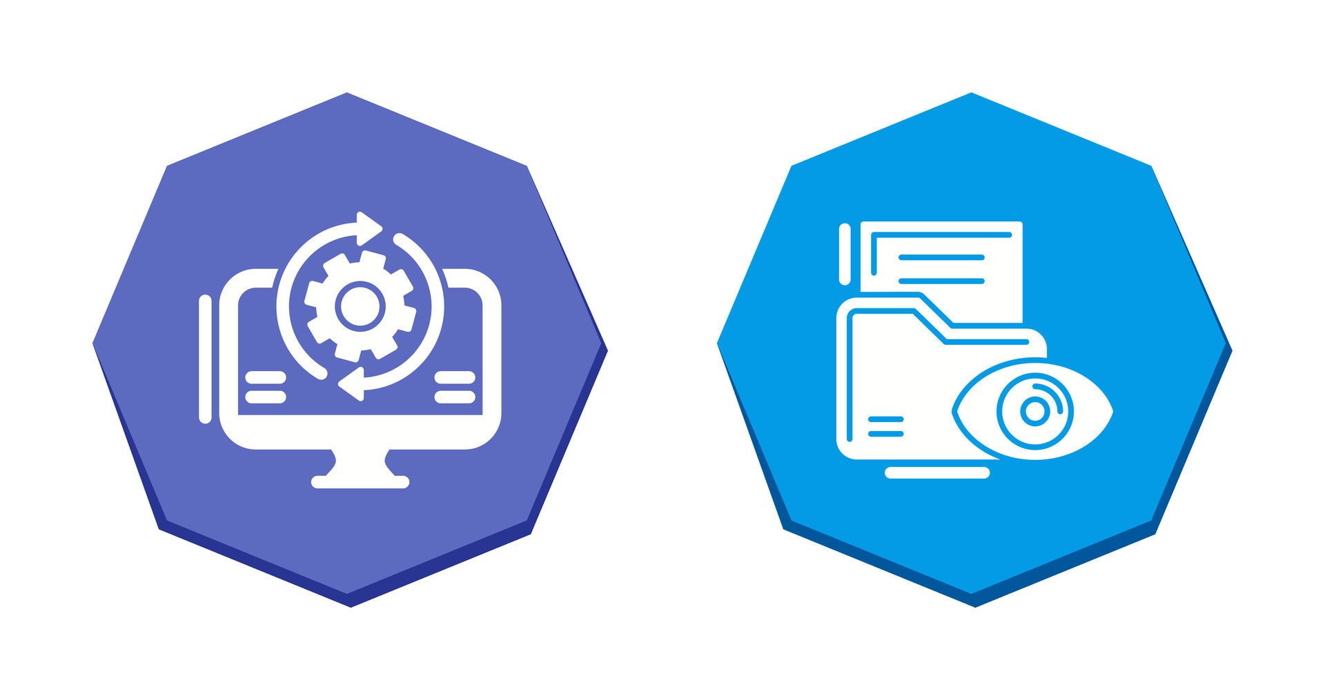 Synchronization And Data Visualization Icon 32889275 Vector Art At Vecteezy