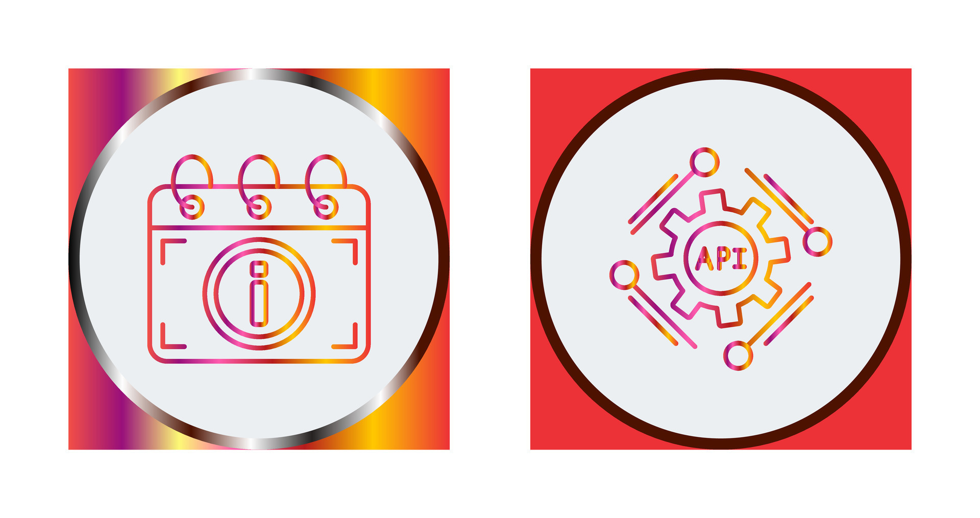 api and calendar Icon 32890769 Vector Art at Vecteezy