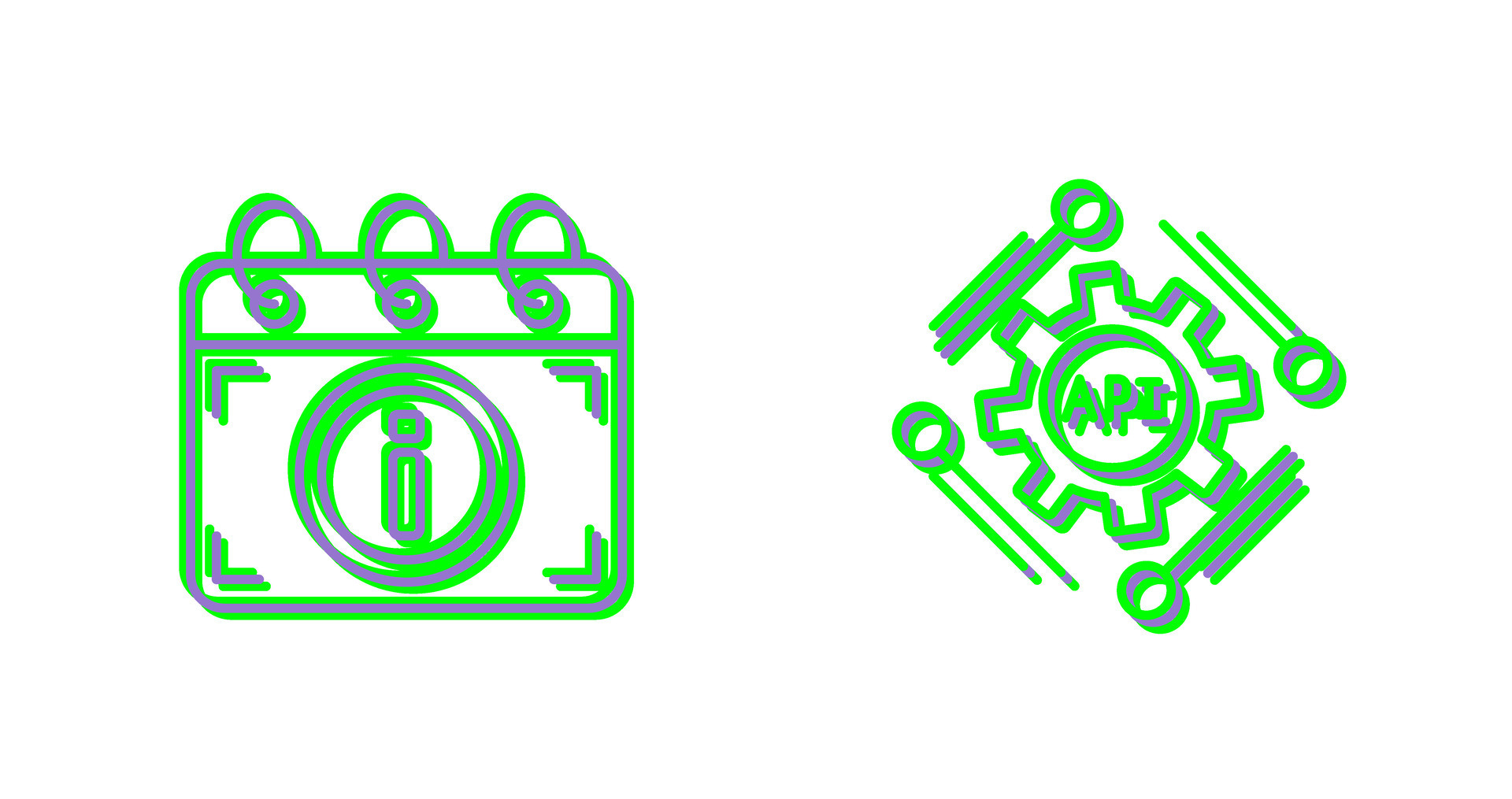 api and calendar Icon 32891337 Vector Art at Vecteezy