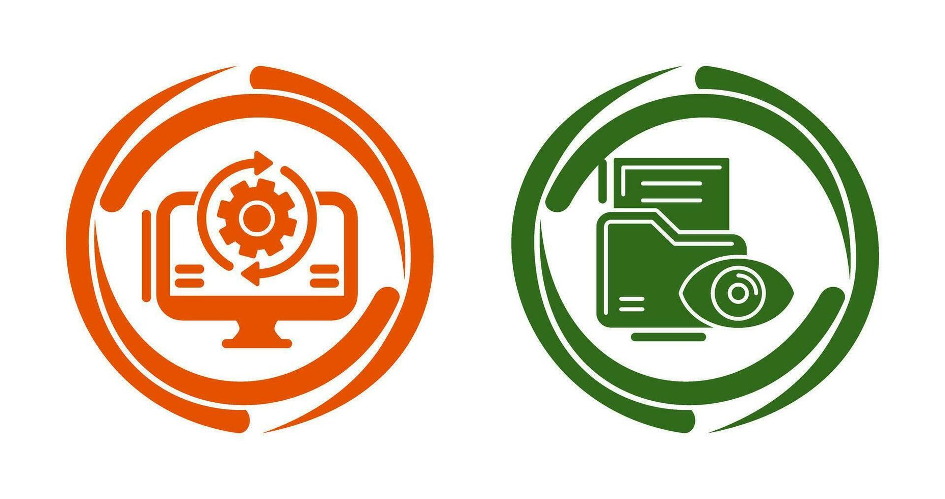 Synchronization And Data Visualization Icon 32892766 Vector Art At Vecteezy