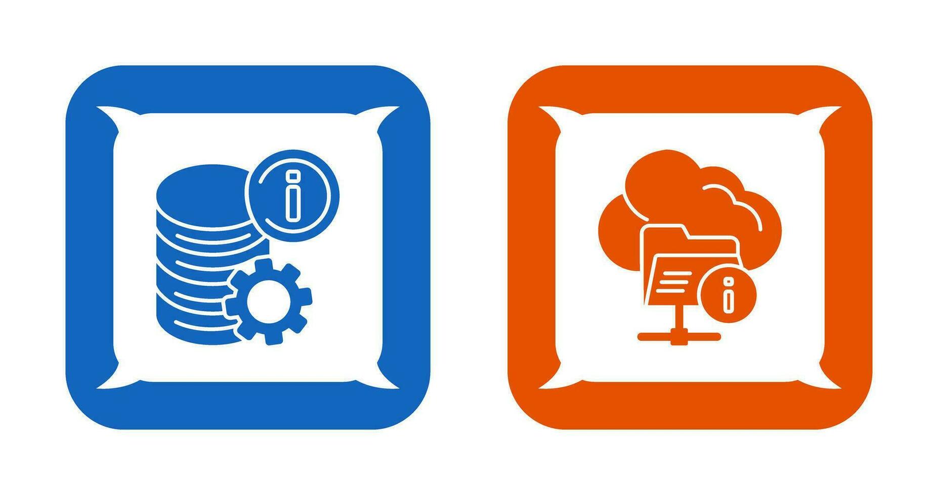 data and folder Icon 32893525 Vector Art at Vecteezy