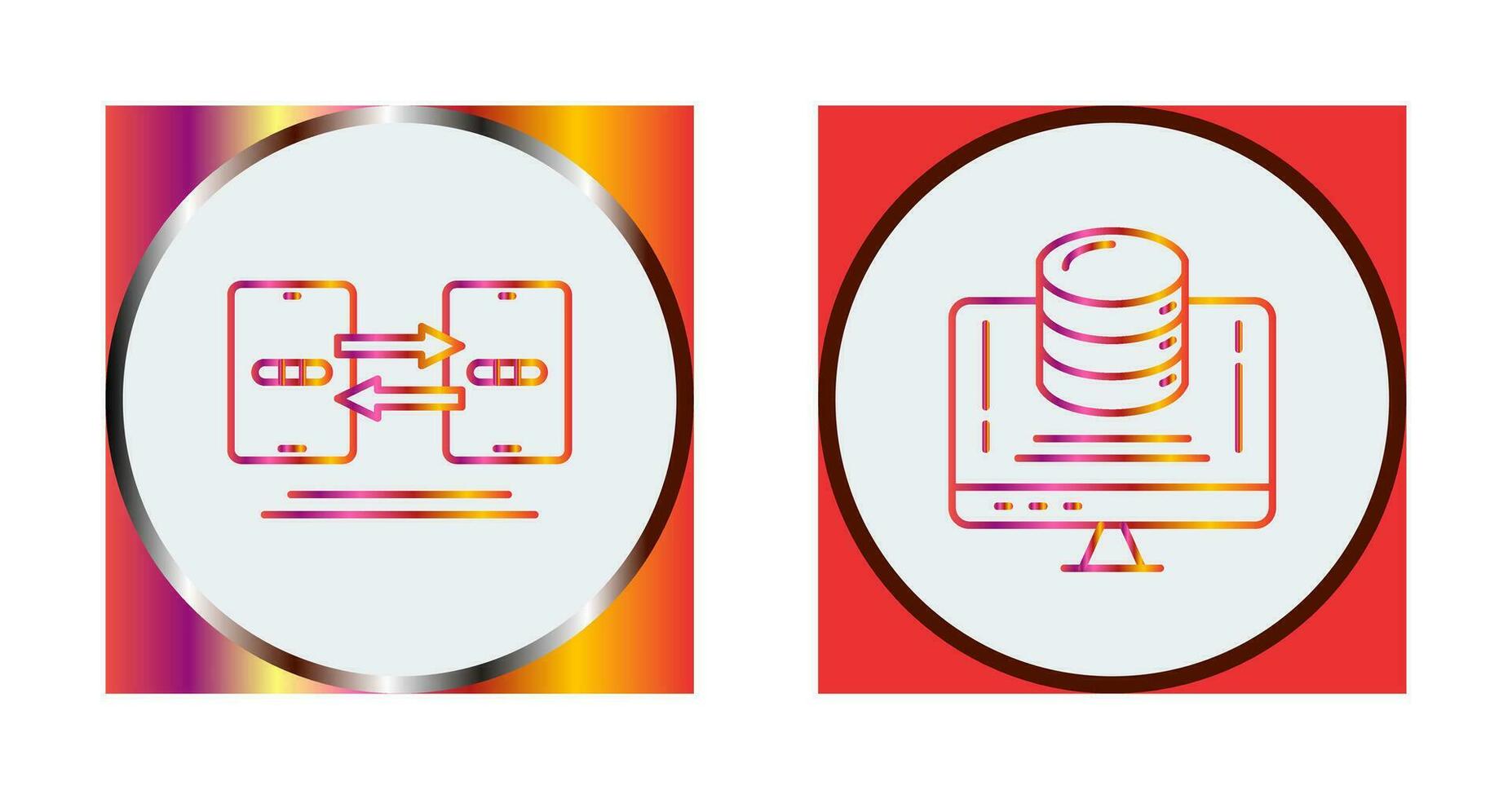 Data Synchronization And Data Storage Icon 32893630 Vector Art At Vecteezy