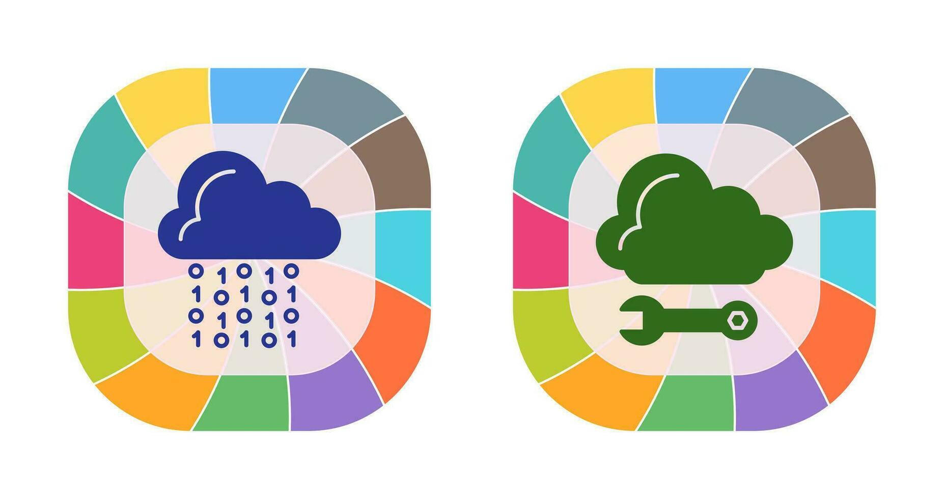 Cloud Coding and Cloud Computing Icon 32898048 Vector Art at Vecteezy