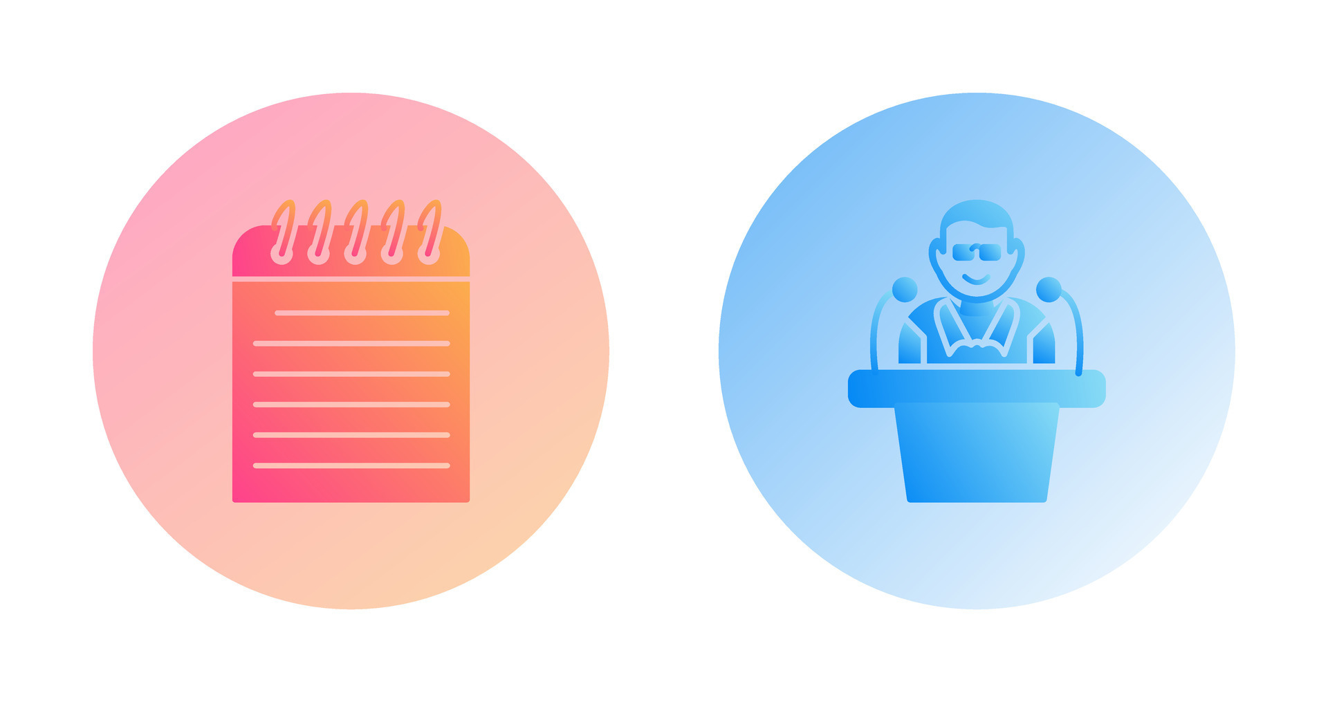 Note and Lecture Icon 32899436 Vector Art at Vecteezy